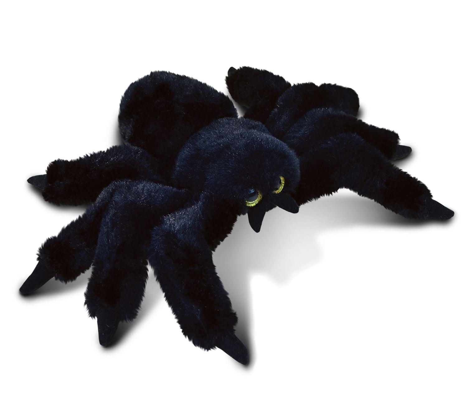DolliBu Black Spider Plush Toy - Soft Stuffed Animal, Cute Decor for ...