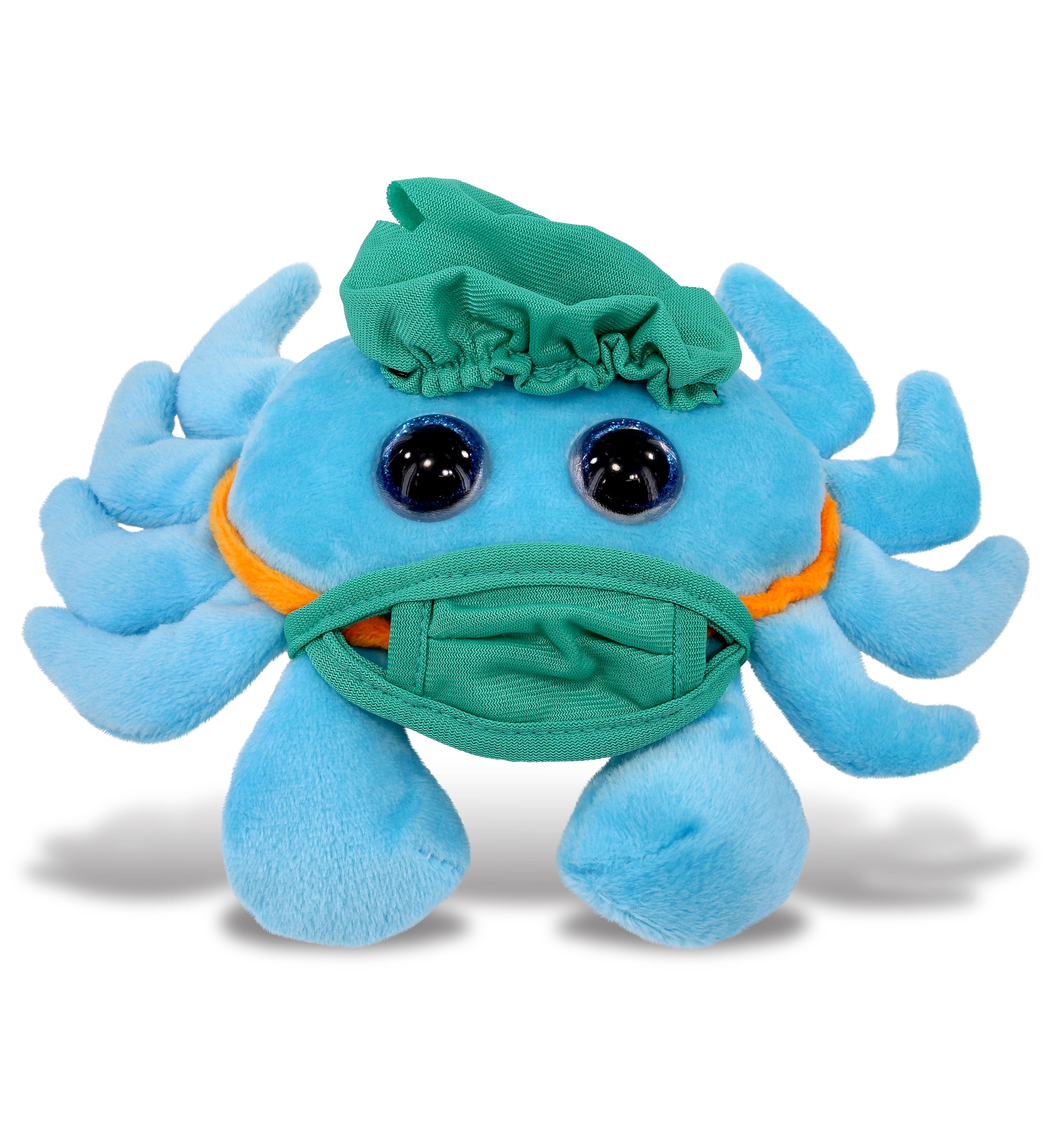 DolliBu Blue Crab – Big Eye 6-inch Doctor Plush Toy - Super Soft Crab ...