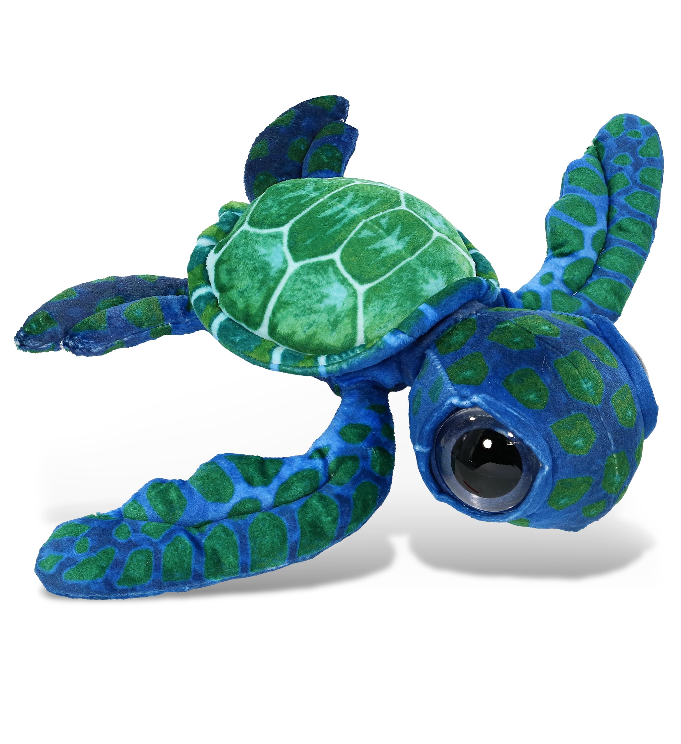 DolliBu Blue Sea Turtle Super Soft Stuffed Animal, Cute Realistic ...