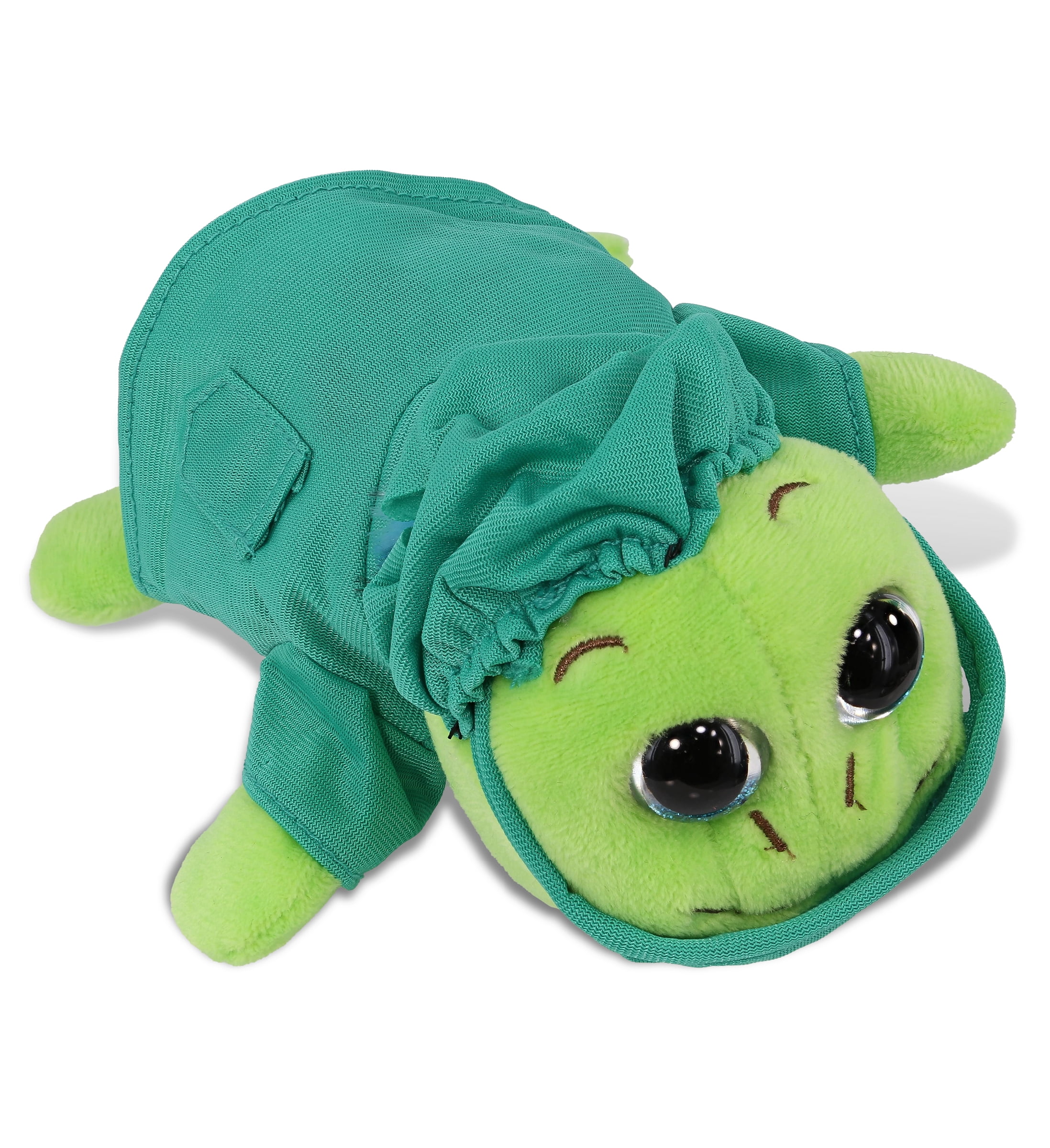 DolliBu Blue Shell Sea Turtle Big Eye 6-inch Doctor Plush Toy - Super ...