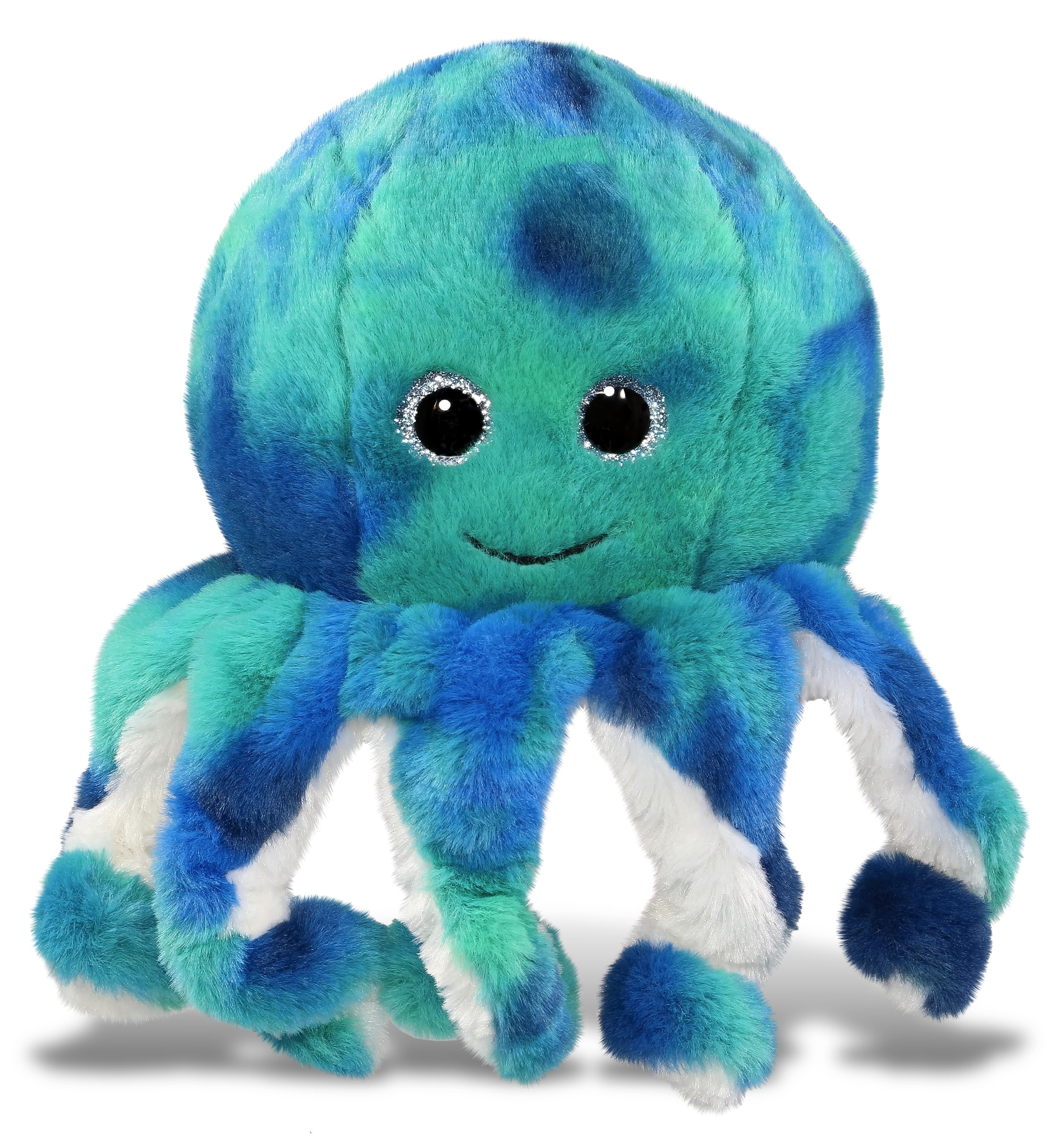 DolliBu Blue Tie-Dye Octopus Super Soft Stuffed Animal, Cute Realistic ...