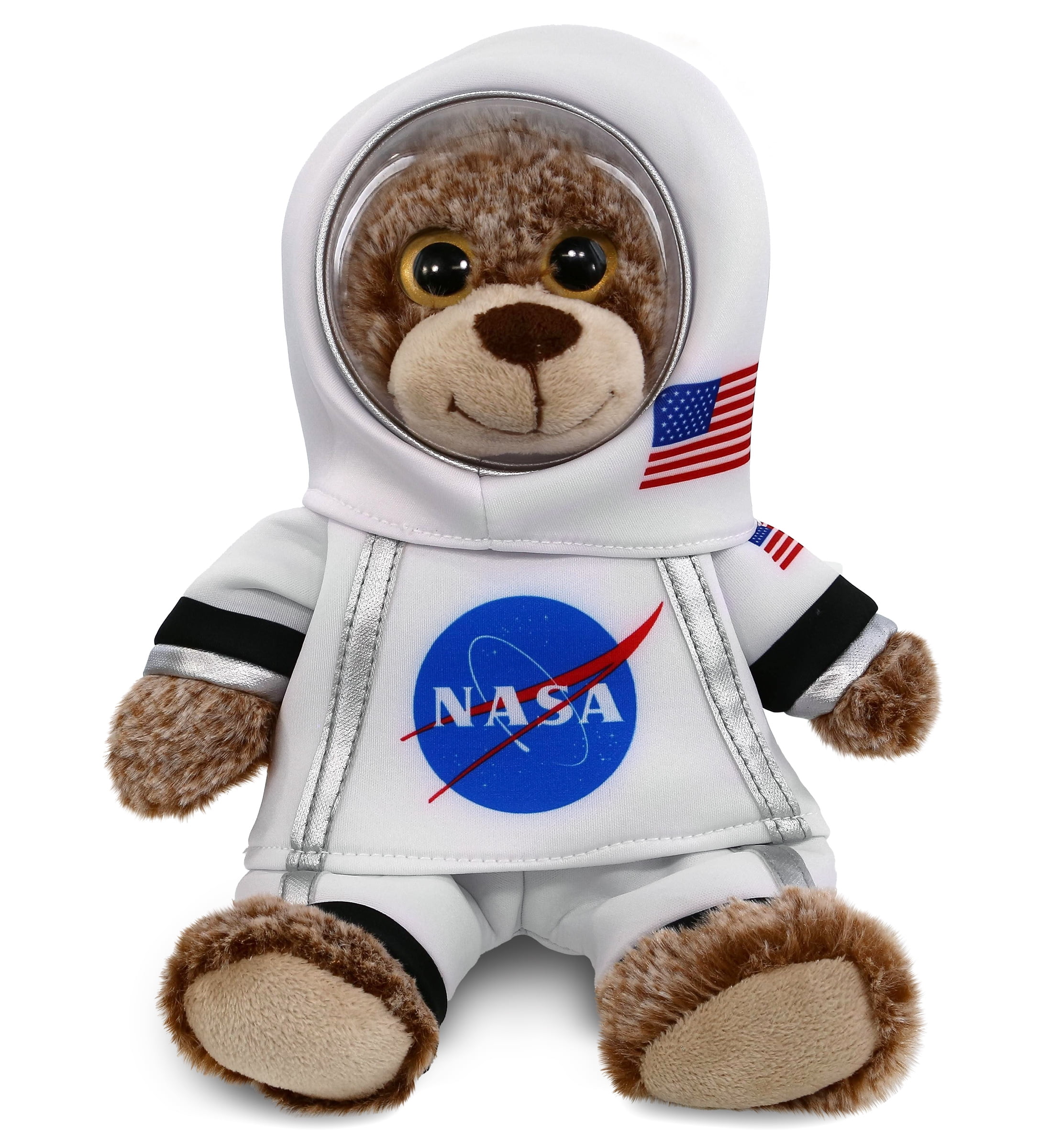 DolliBu Brown Bear Astronaut Plush Toy - Super Soft Wild Life Astronaut ...
