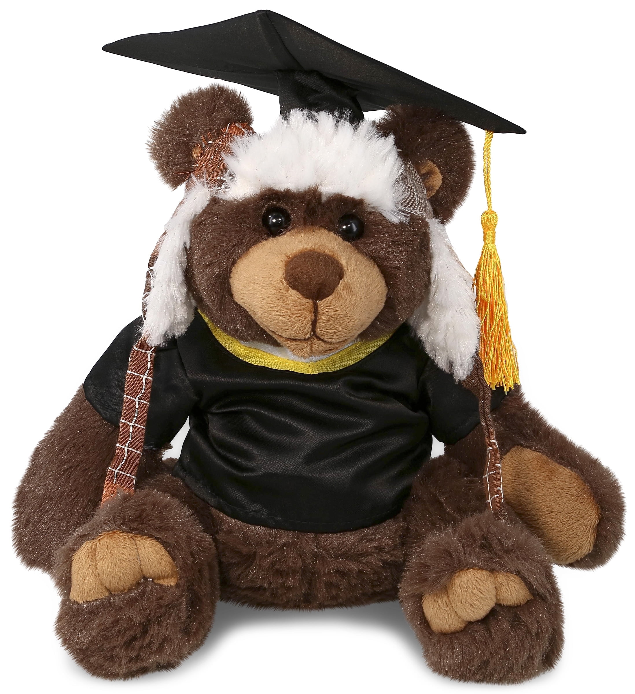 DolliBu Brown Bear Graduation Plush Toy - Baby Soft Plush Graduation ...