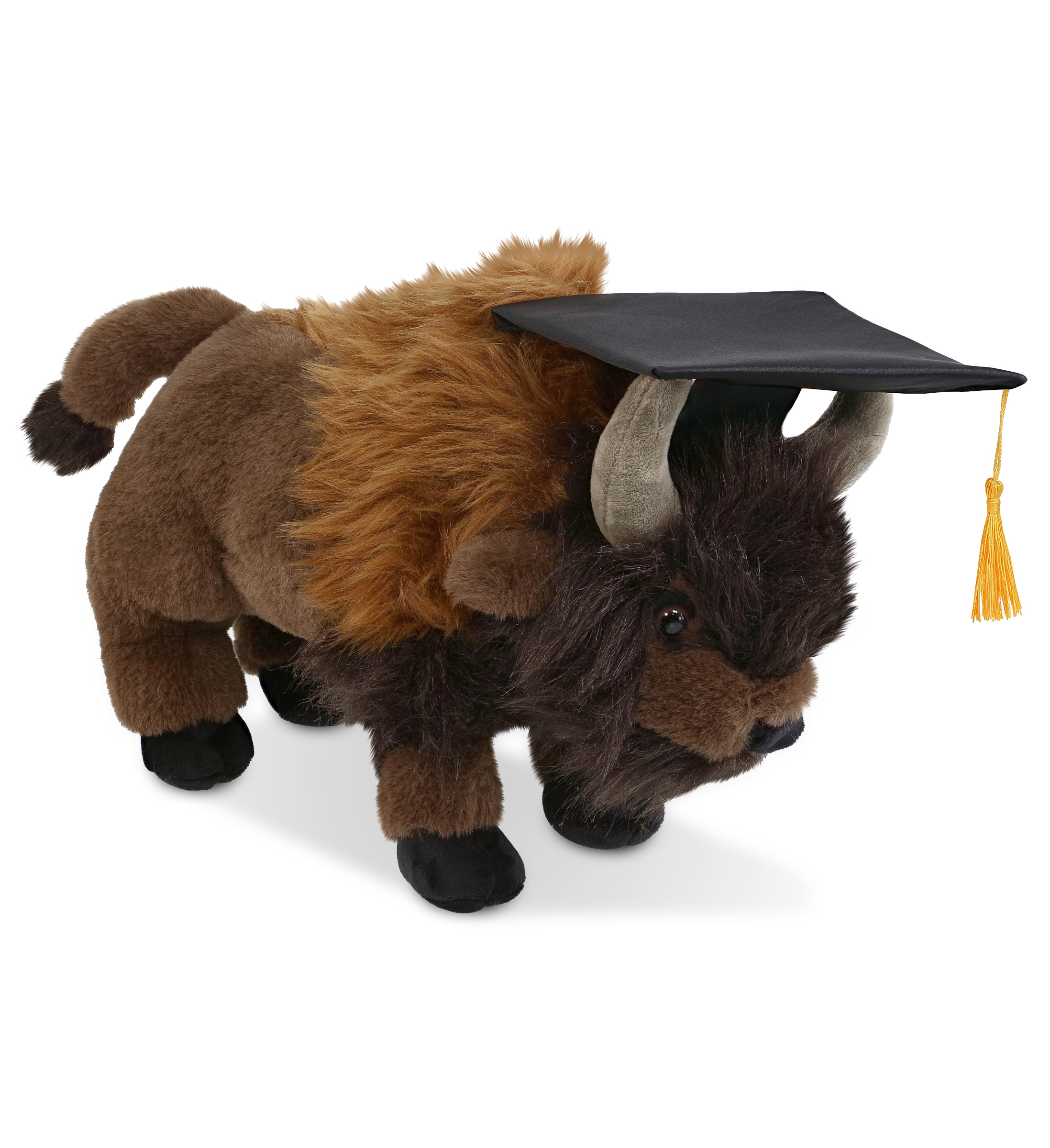 DolliBu Buffalo Graduation Plush Toy - Super Soft Buffalo Graduation ...