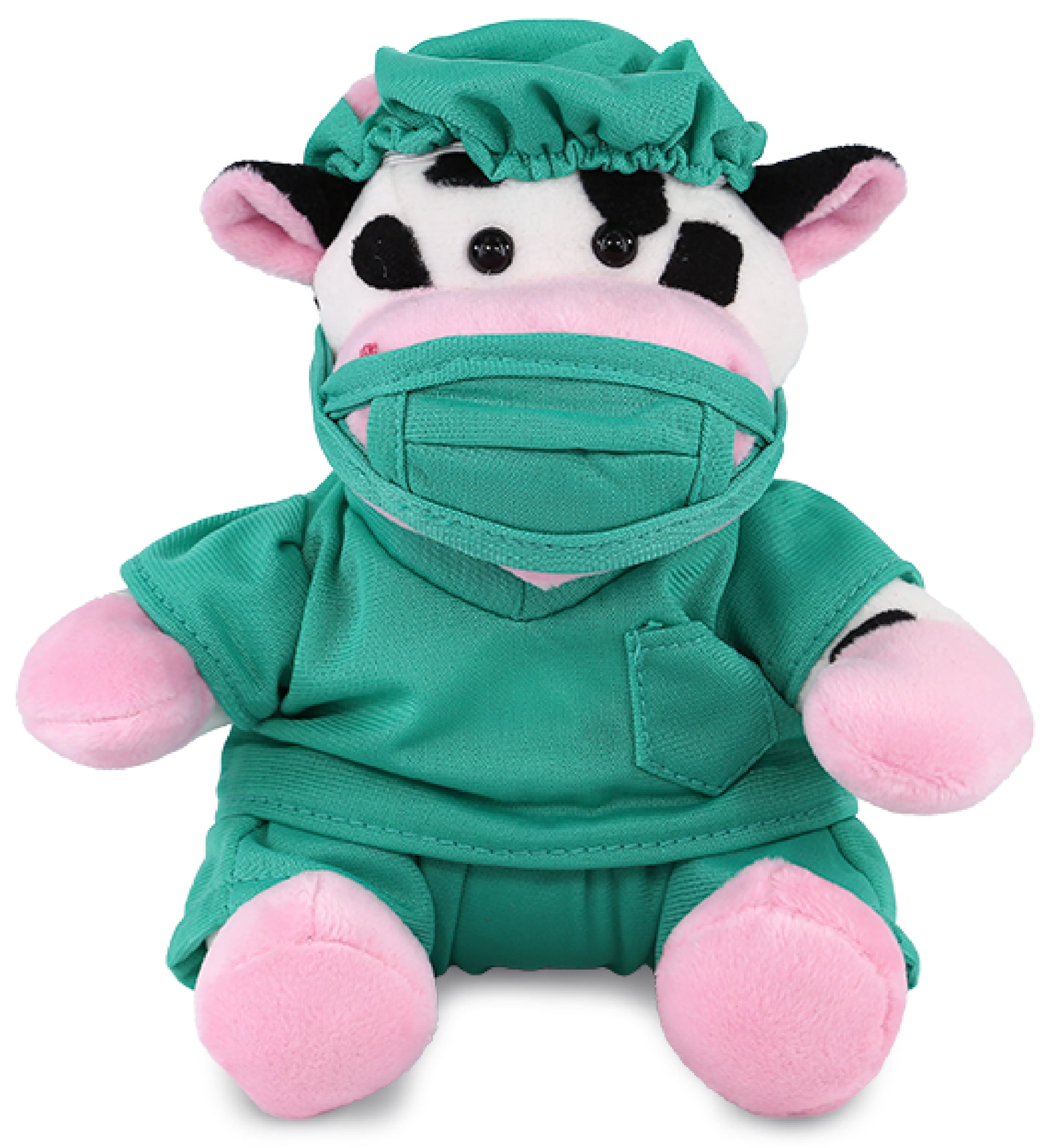 DolliBu Cow Doctor Plush Toy - Super Soft Cow Doctor Stuffed Animal ...