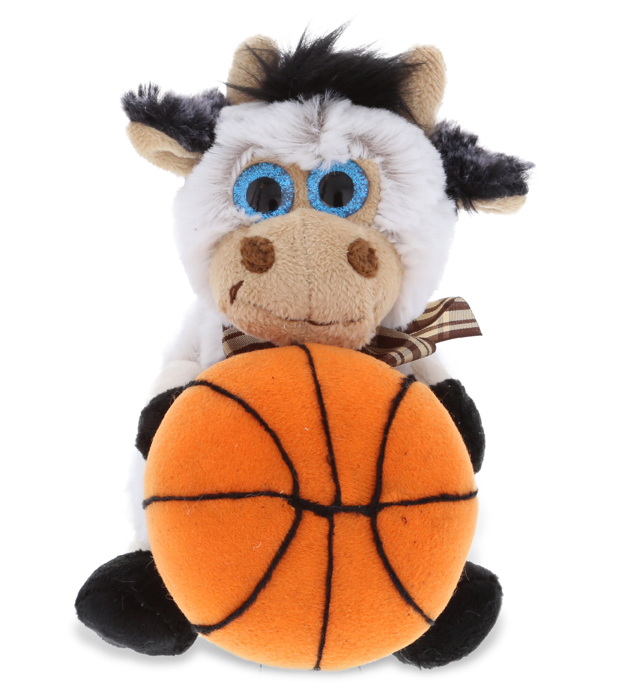 DolliBu Cow Stuffed Animal with Basketball Plush - Soft Huggable Cow ...