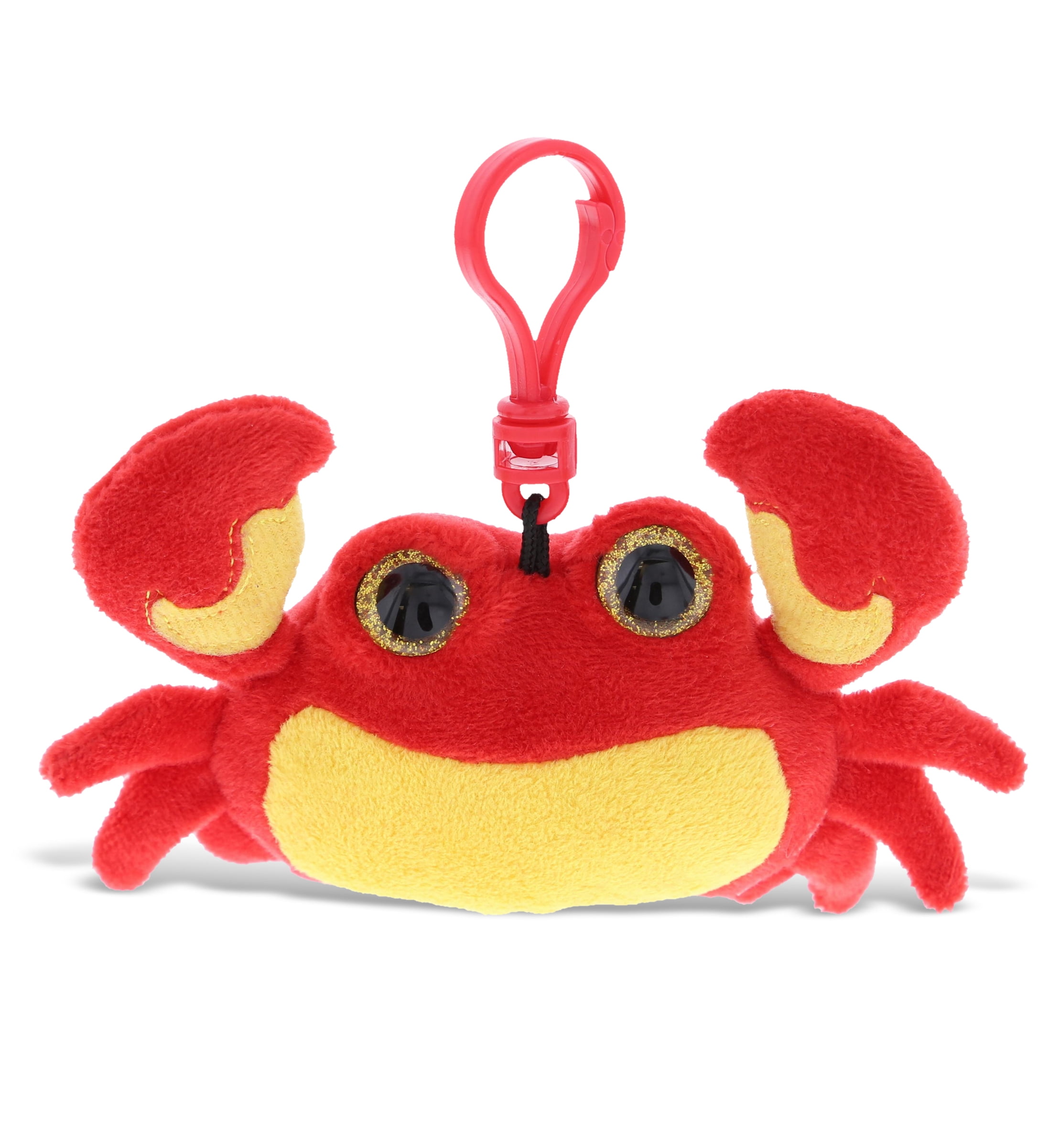 DolliBu Crab Plush Big Eyes Keychain Stuffed Animal - Soft Sea Life ...