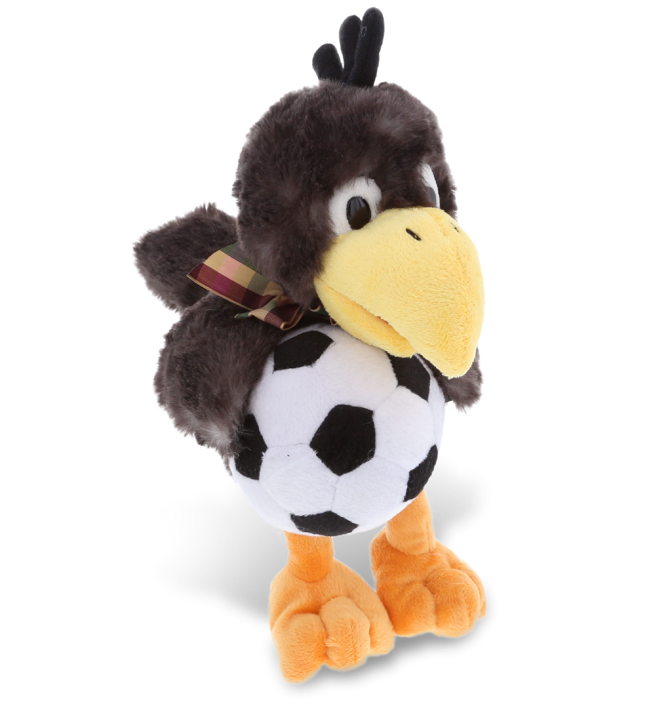 DolliBu Crow Stuffed Animal with Soccer Ball Plush - Soft Plush ...