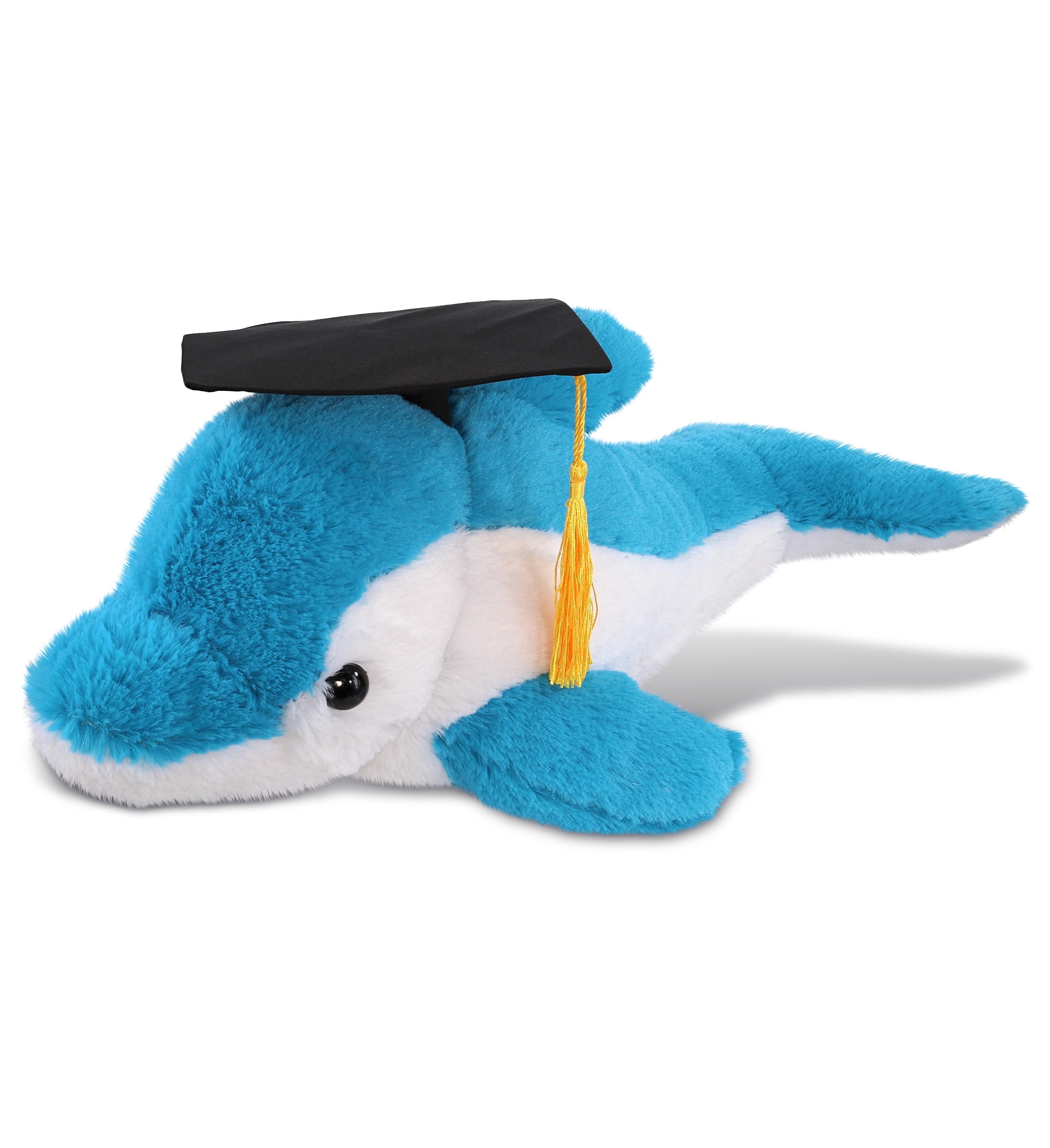 DolliBu Dolphin Graduation Plush Toy - Soft Huggable Graduation Stuffed ...