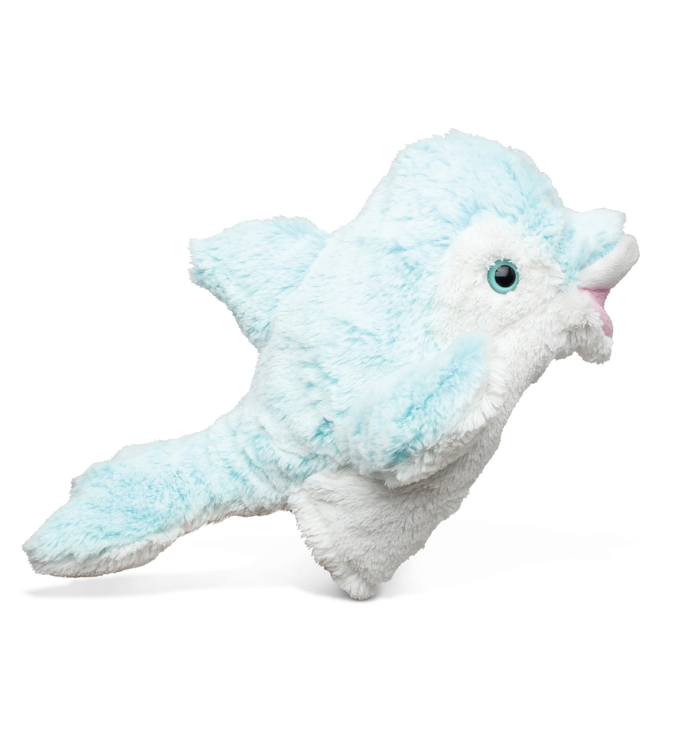 DolliBu Dolphin Plush Hand Puppet for Kids - Soft Furry Stuffed Animal ...