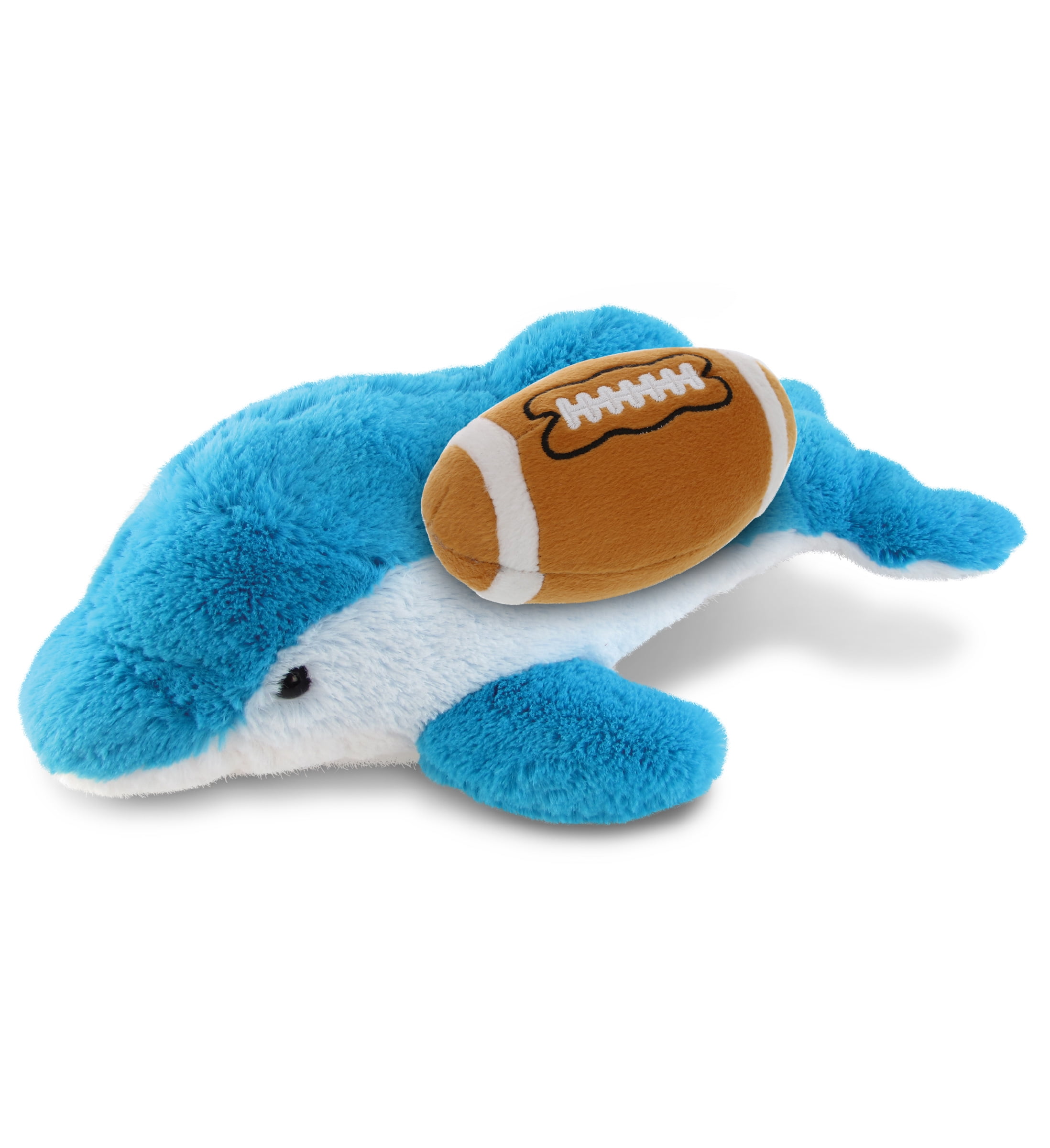 DolliBu Dolphin Stuffed Animal with Football Plush - Soft Huggable ...