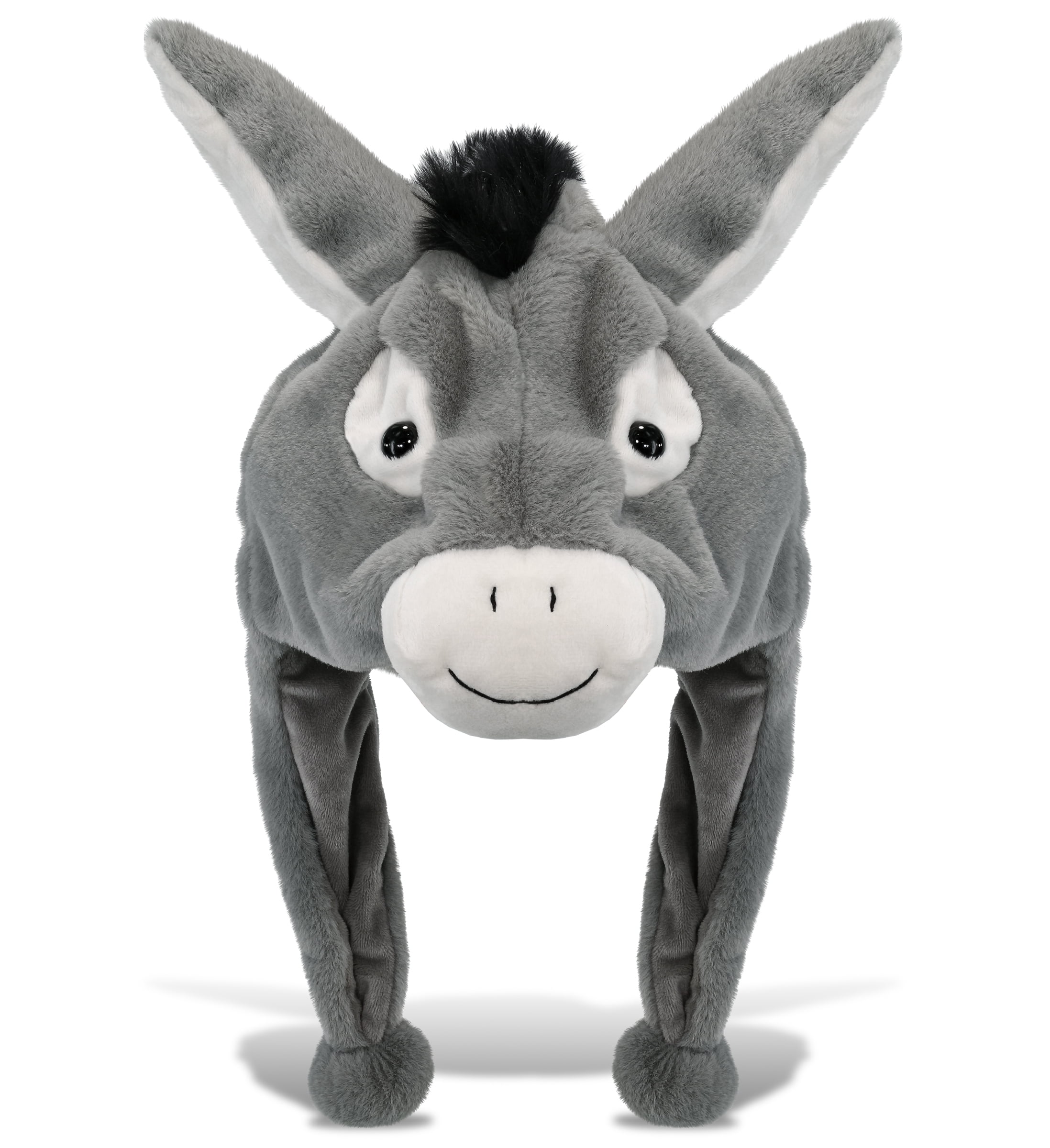 DolliBu Donkey Plush Hat - Donkey Stuffed Animal Winter Hat, Novelty ...