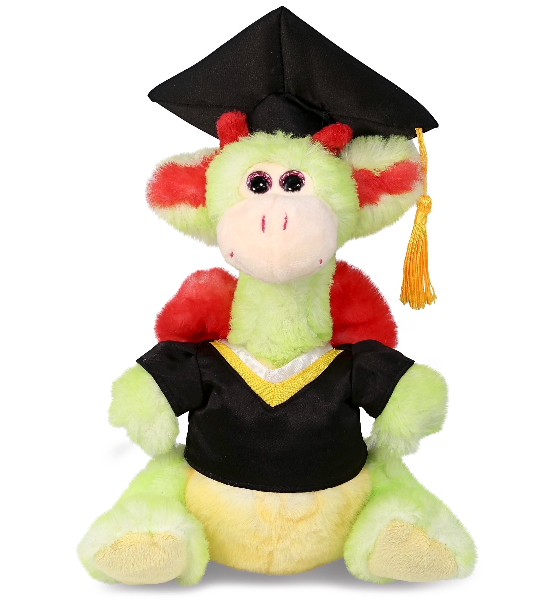DolliBu Graduation Dragon Plush Toy - Super Soft, Congratulatory Gift ...