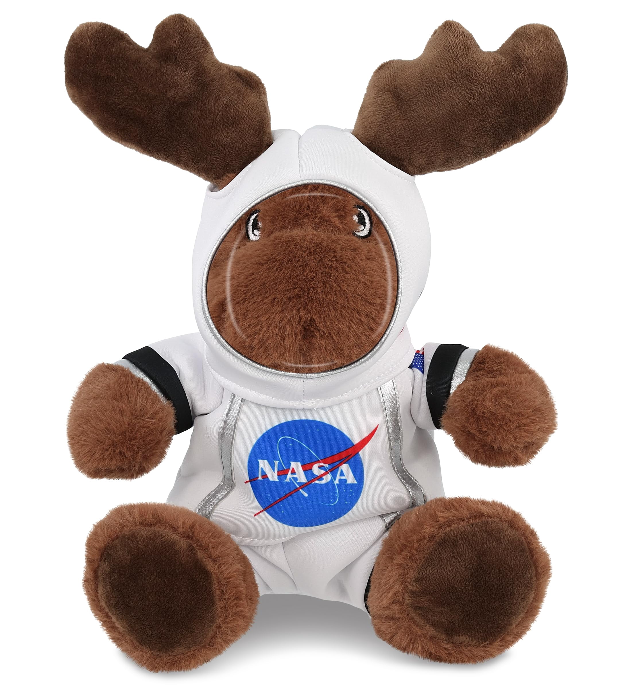 DolliBu Eco-Friendly Moose Astronaut Plush Toy - Super Soft Moose ...