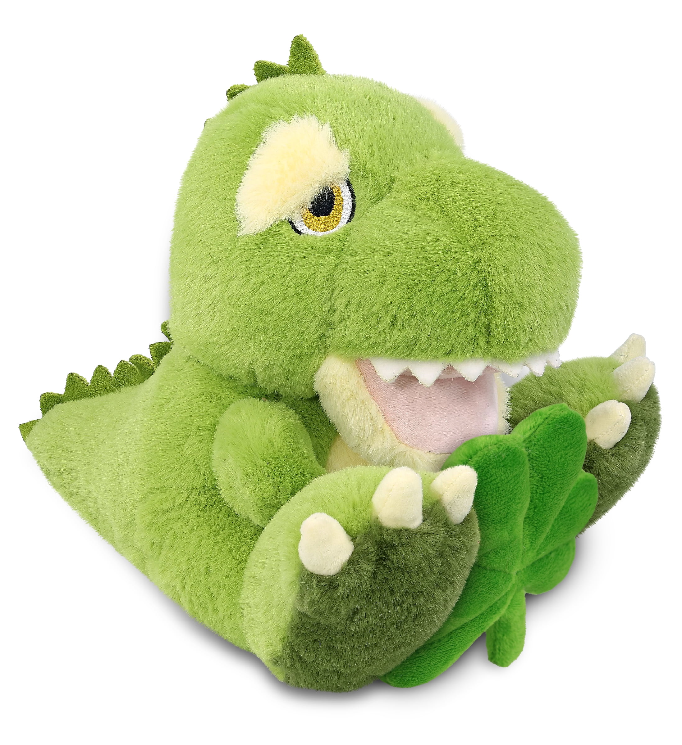 DolliBu Eco-Friendly T-Rex Dinosaur Stuffed Animal with Green Plush ...