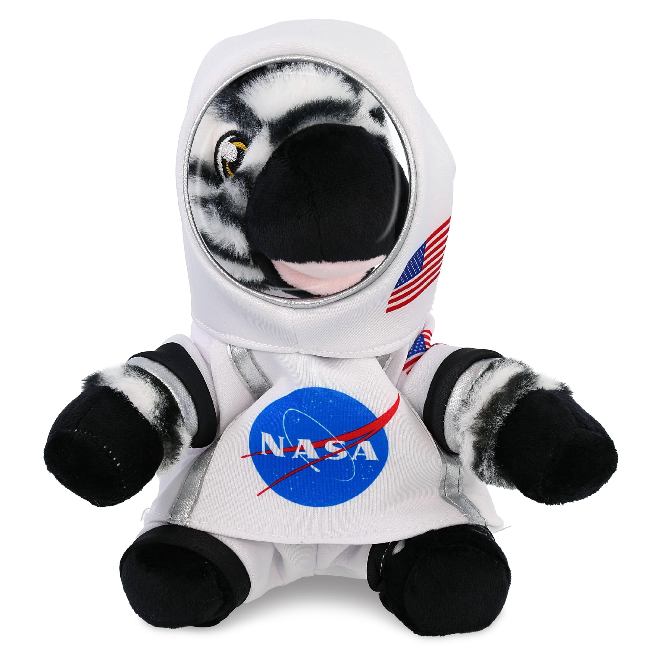 DolliBu Eco-Friendly Zebra Astronaut Plush Toy - Super Soft Zebra ...