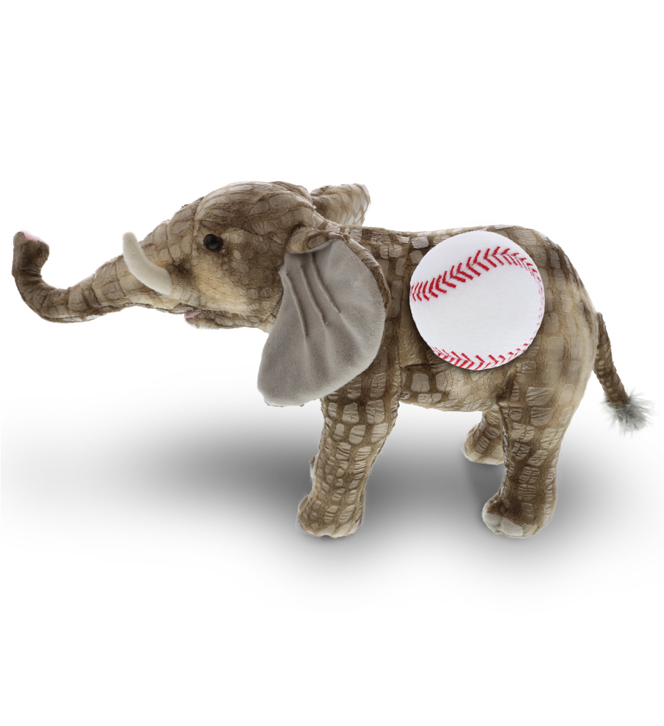 DolliBu Elephant Stuffed Animal with Baseball Plush - Soft Huggable ...
