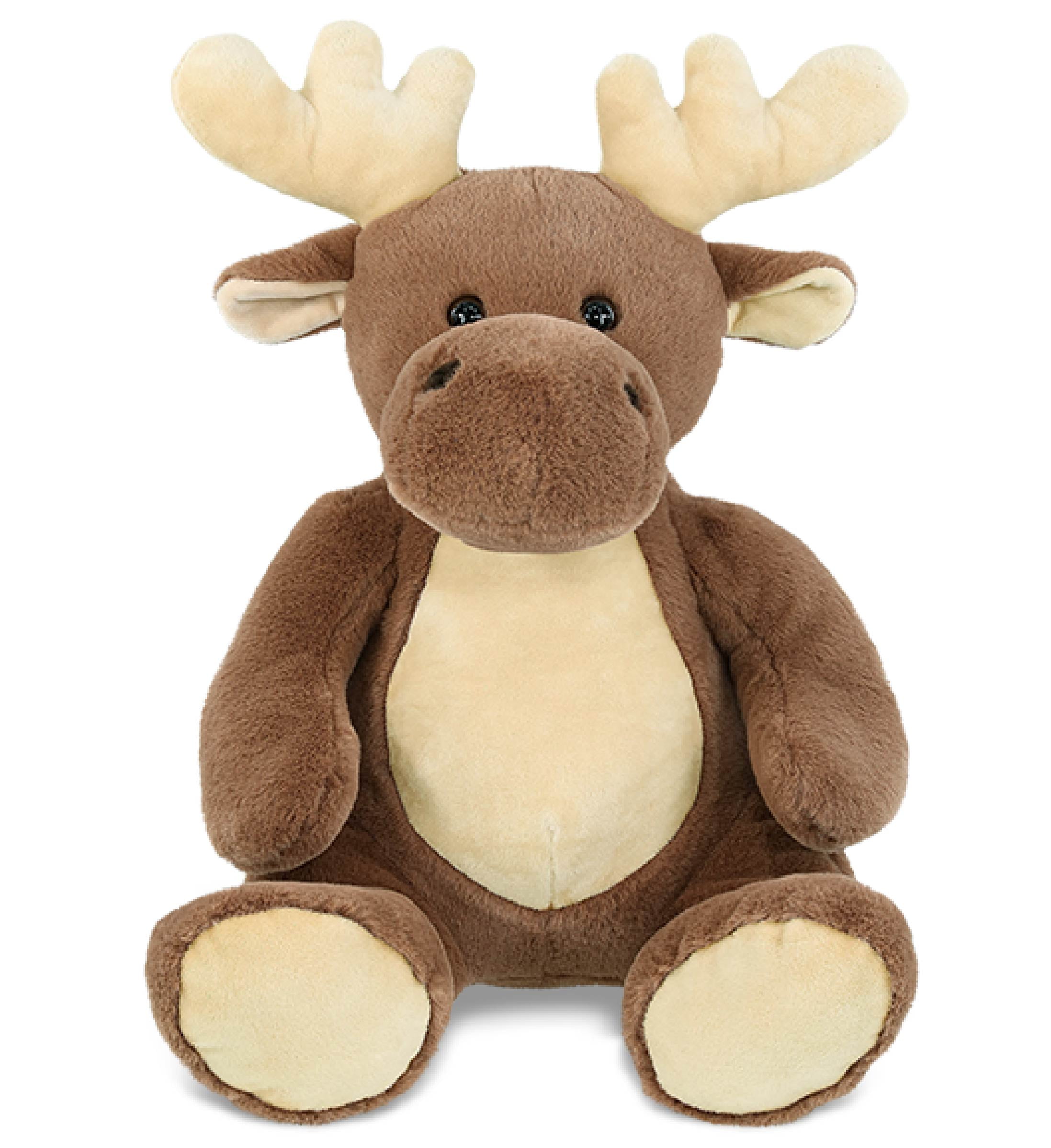 DolliBu Extra Large Moose Stuffed Animal - Soft Huggable Moose ...