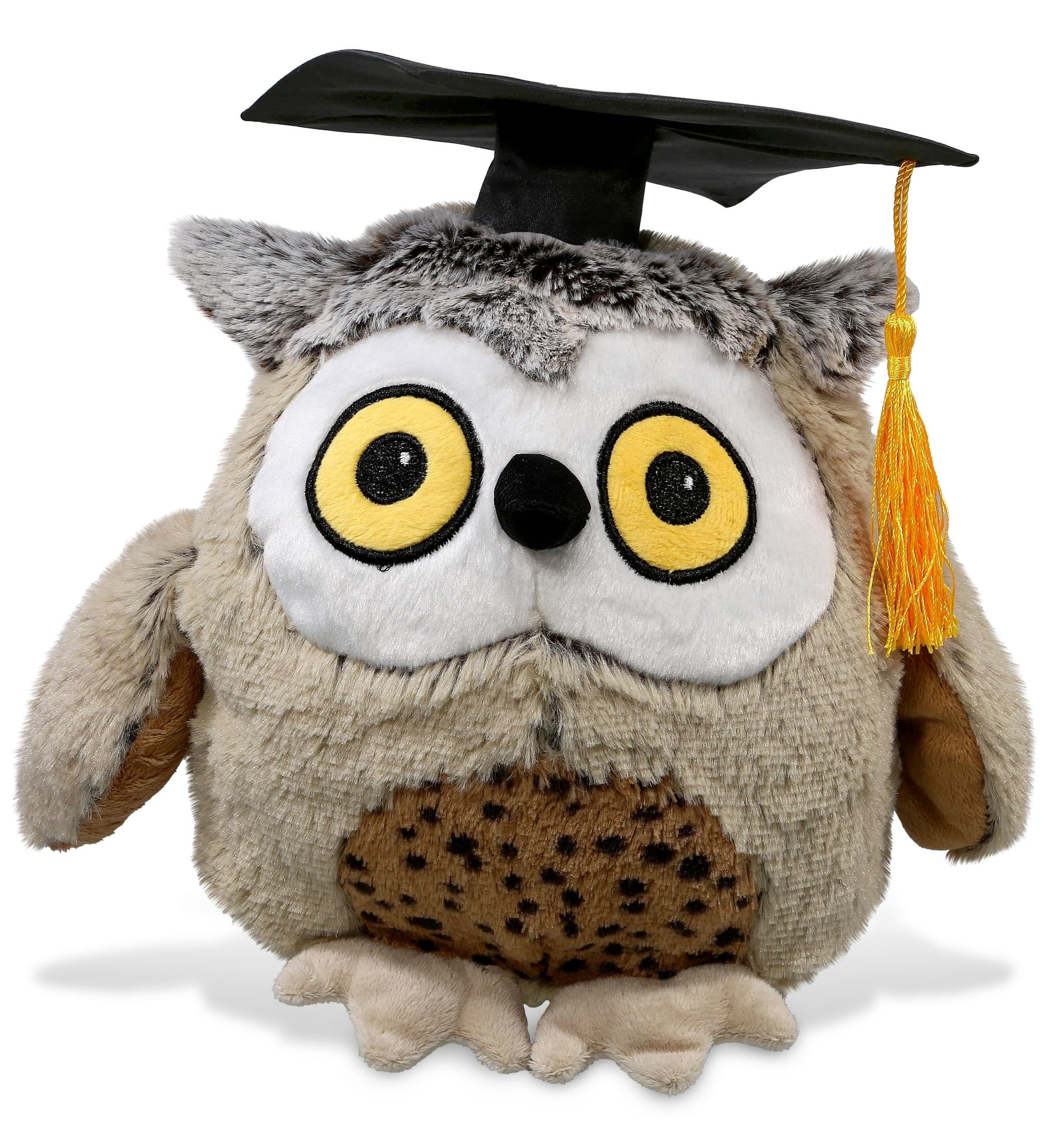 DolliBu Fat Brown Owl Graduation Plush Toy - Super Soft Plush ...