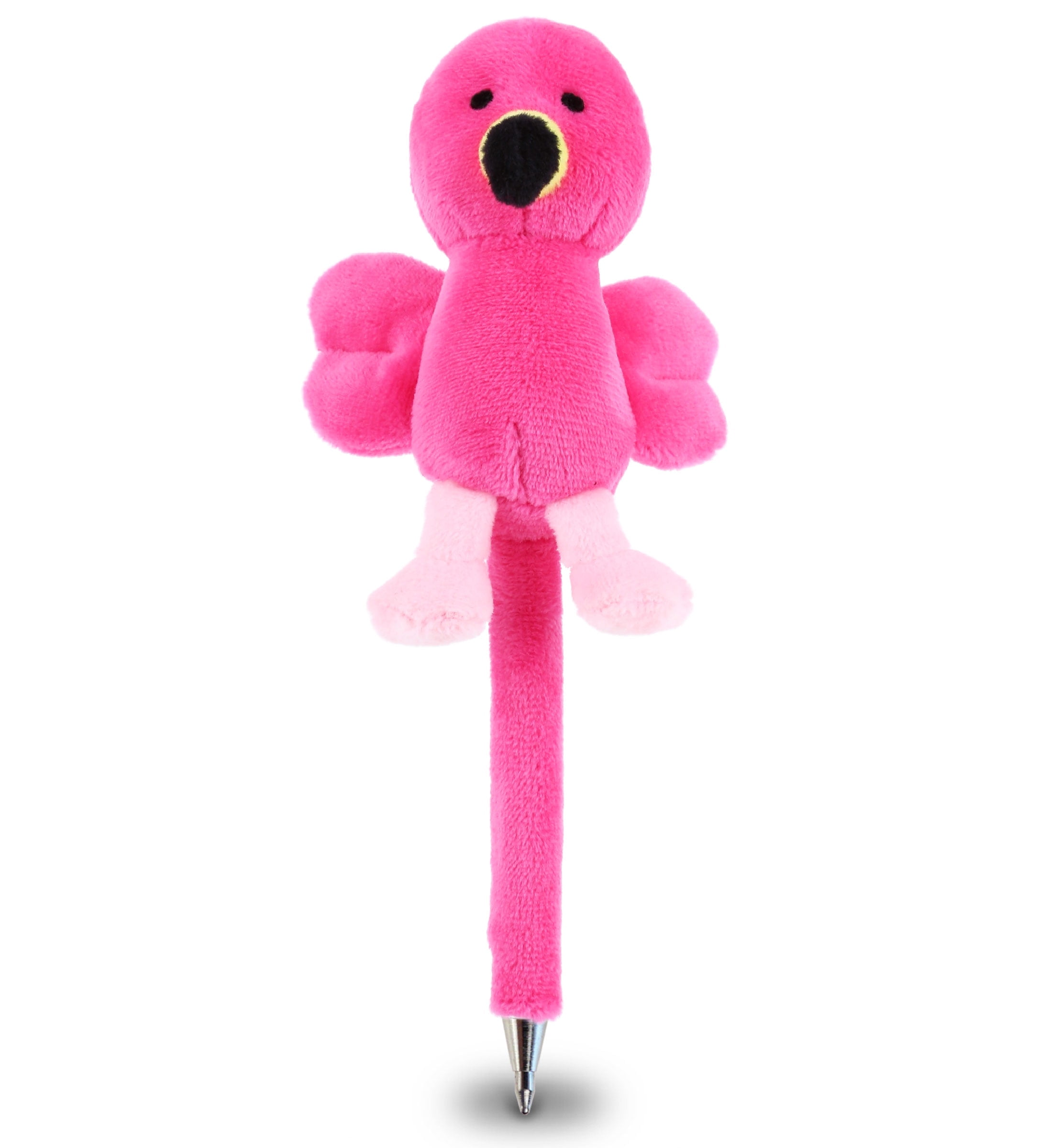 DolliBu Pink Flamingo Plush Writing Pen - Cute and Fluffy Bird Stuffed ...