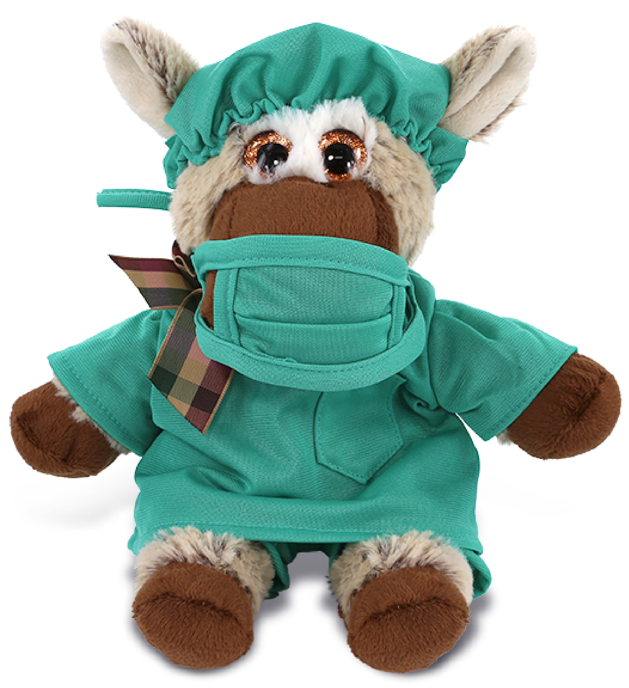 DolliBu Floppy Donkey Doctor Plush Toy - Super Soft Donkey Doctor ...