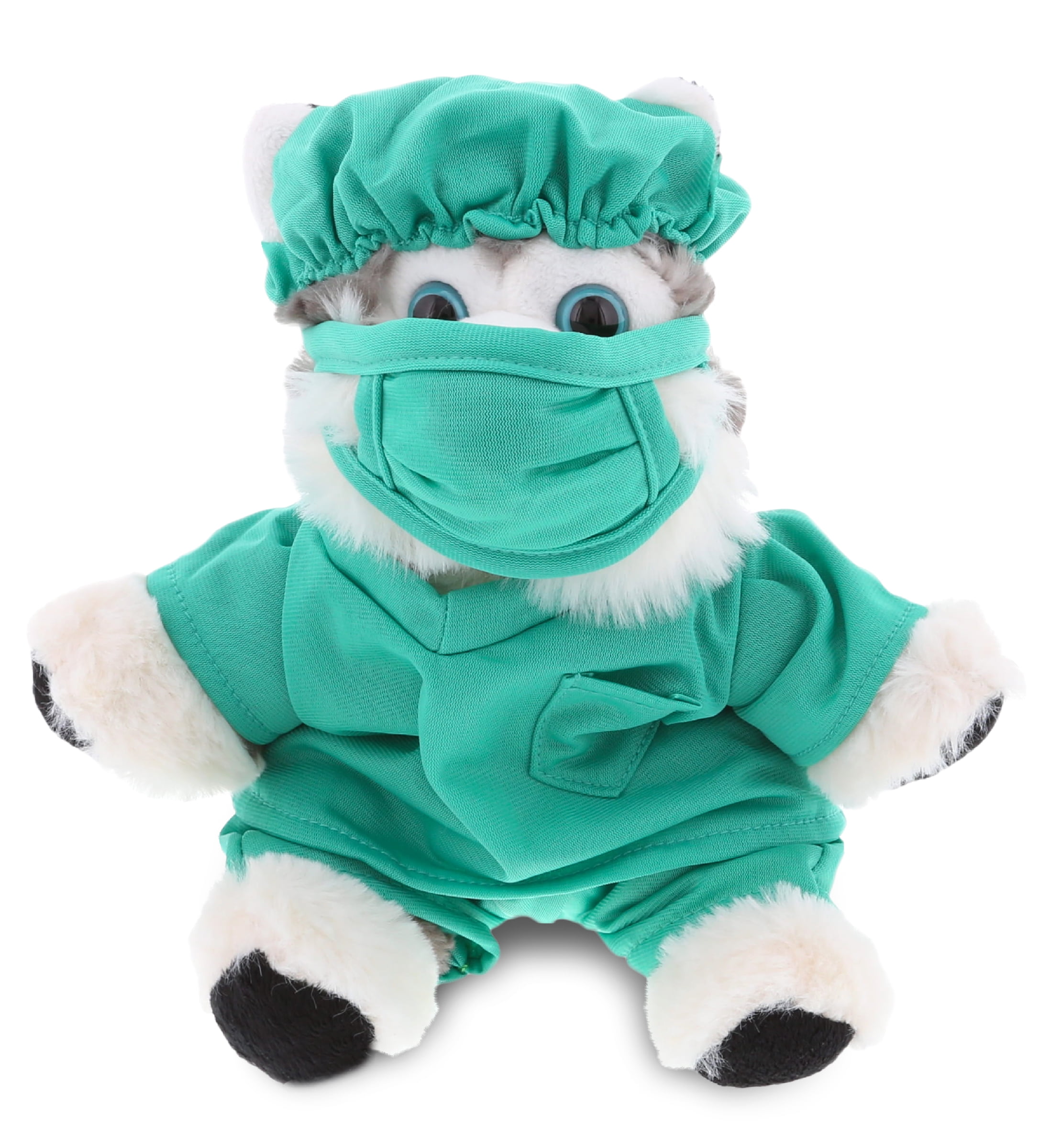 DolliBu Floppy Husky Doctor Plush Toy - Super Soft Floppy Husky Doctor ...