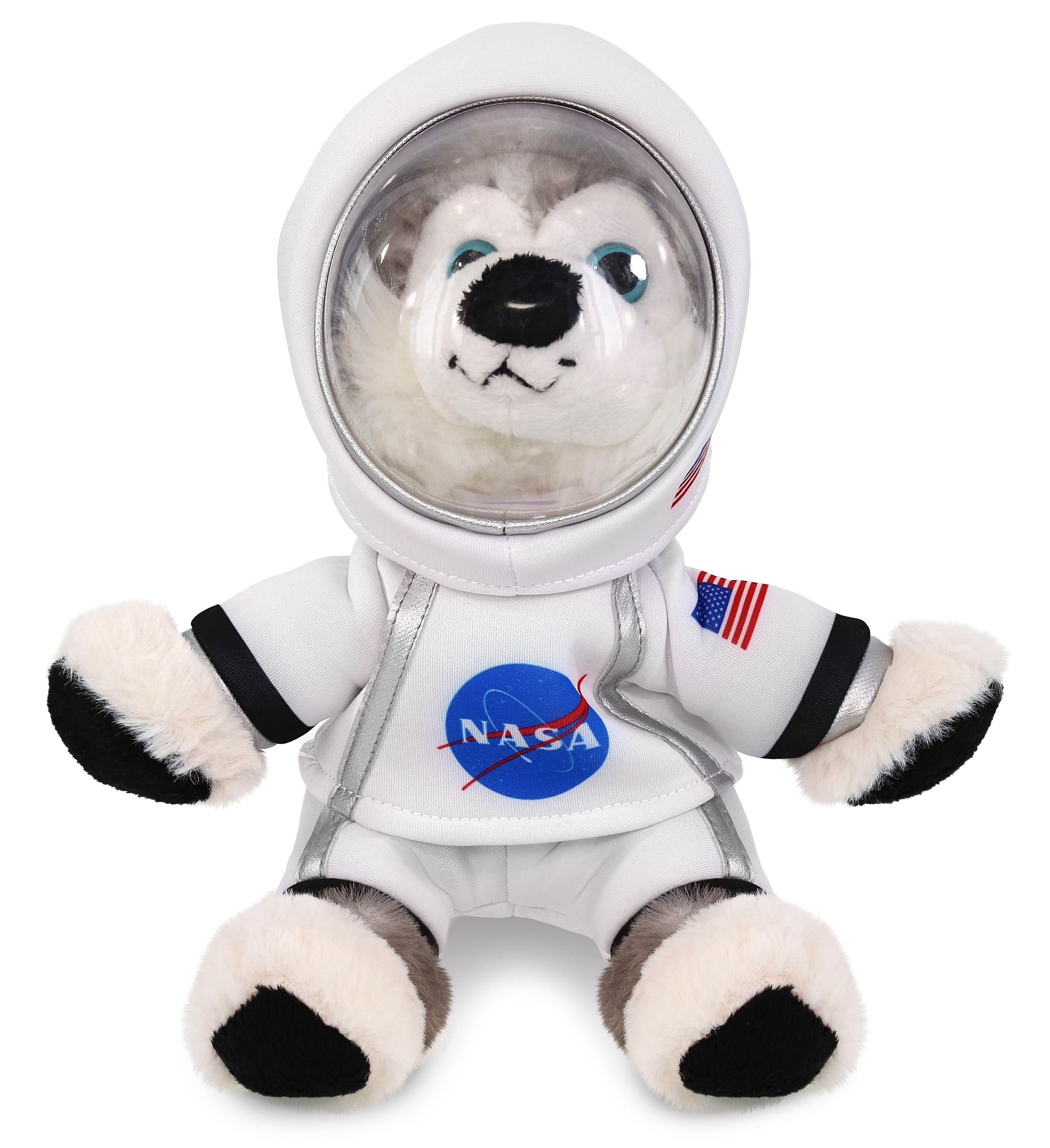 DolliBu Floppy Husky Dog Astronaut Plush Toy - Super Soft Pet Life ...
