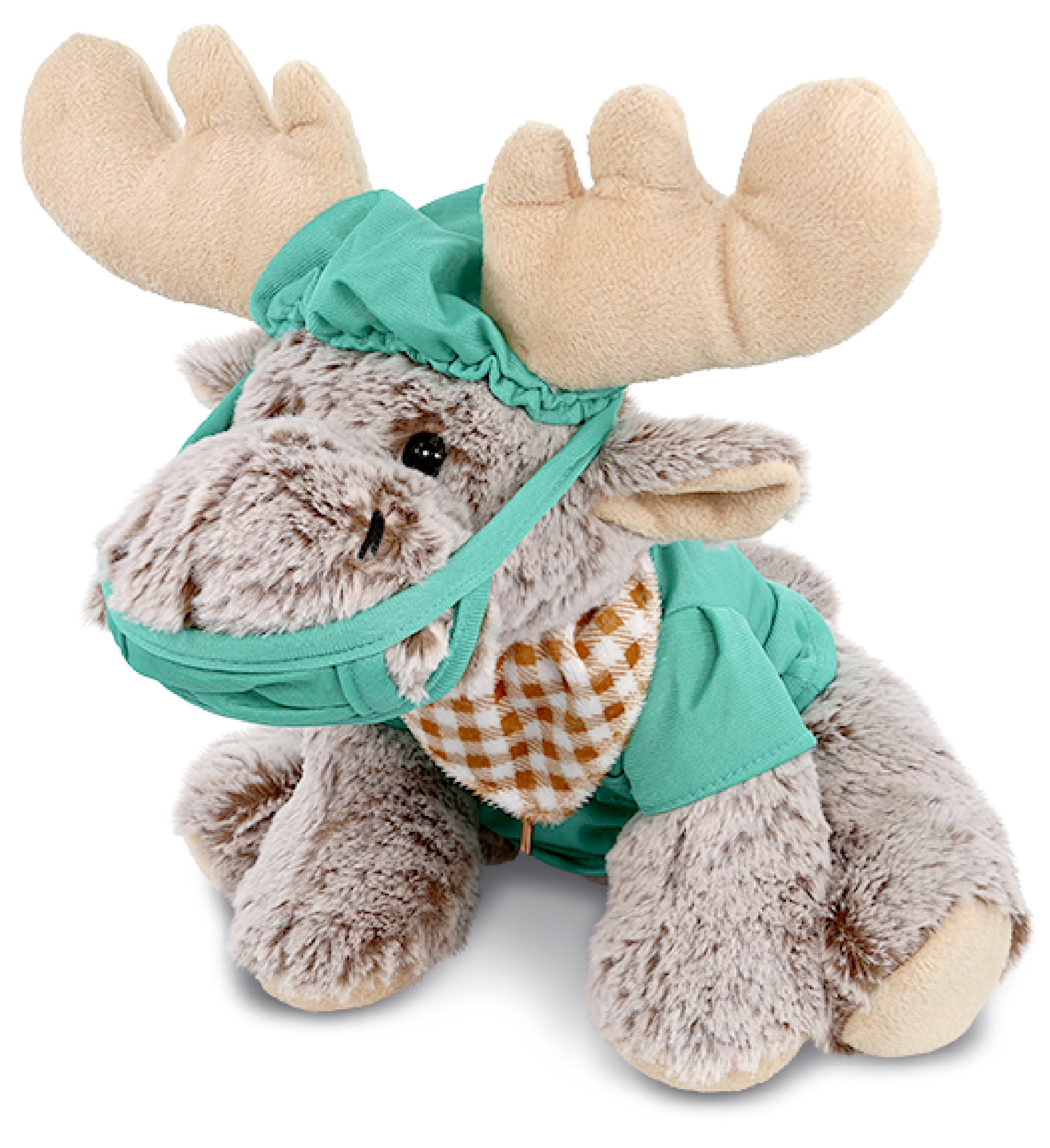 DolliBu Floppy Moose Doctor Plush Toy - Super Soft Moose Doctor Stuffed ...