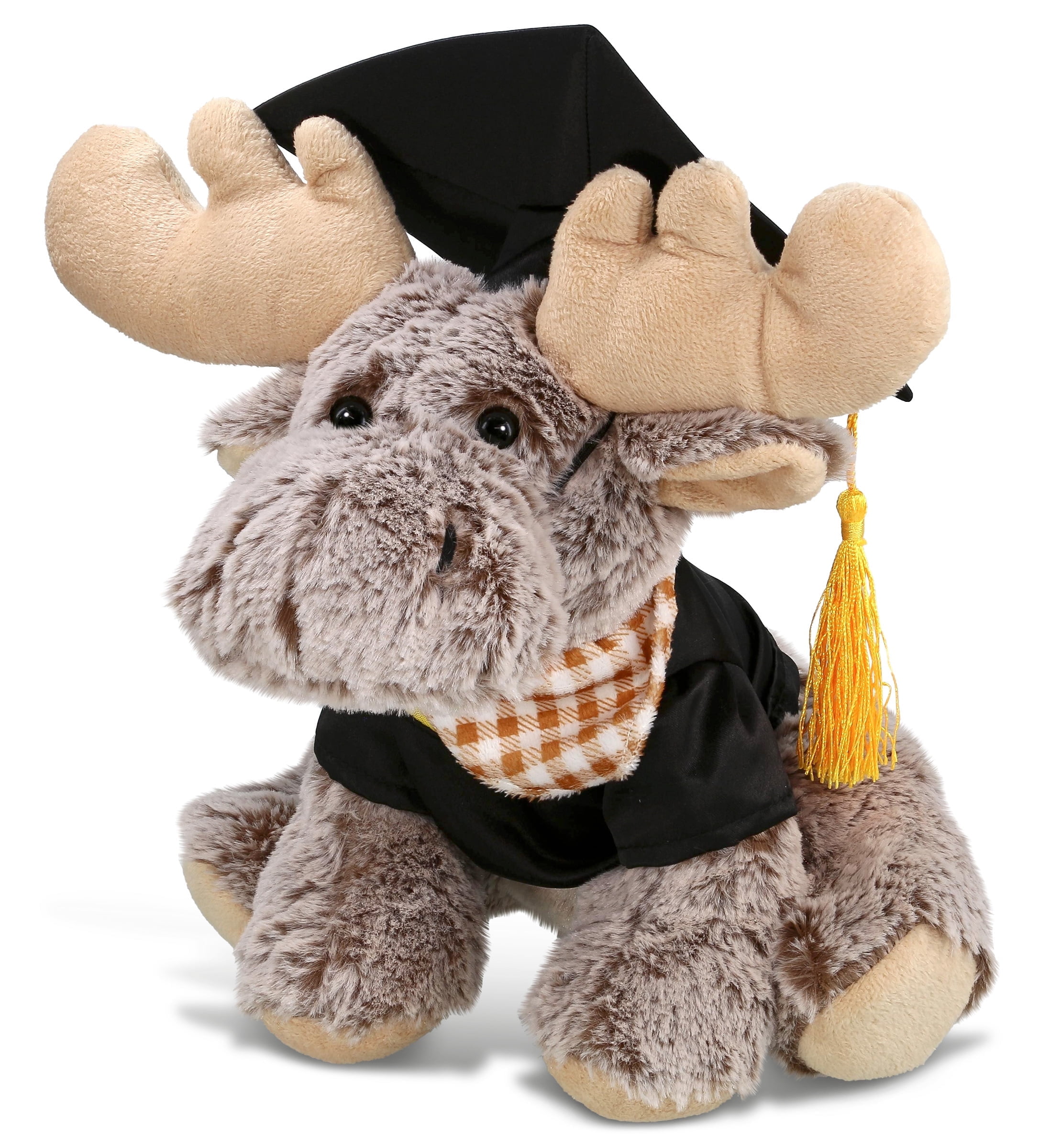 DolliBu Floppy Moose Graduation Plush Toy - Super Soft Graduation ...