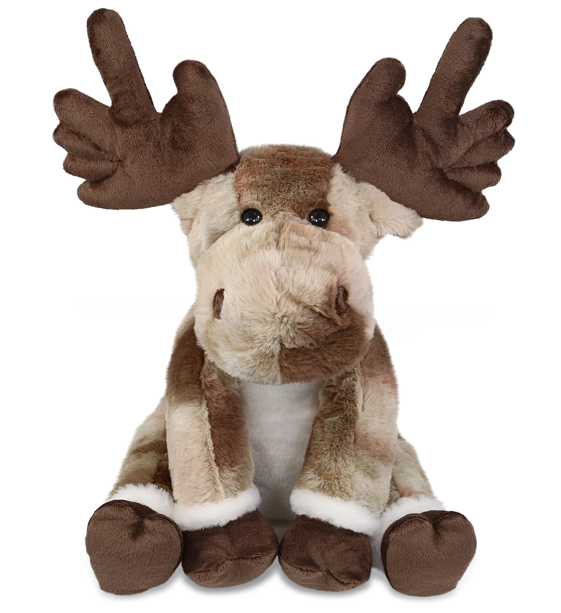 DolliBu Forest Floppy Moose Stuffed Animal - Soft Huggable Moose ...