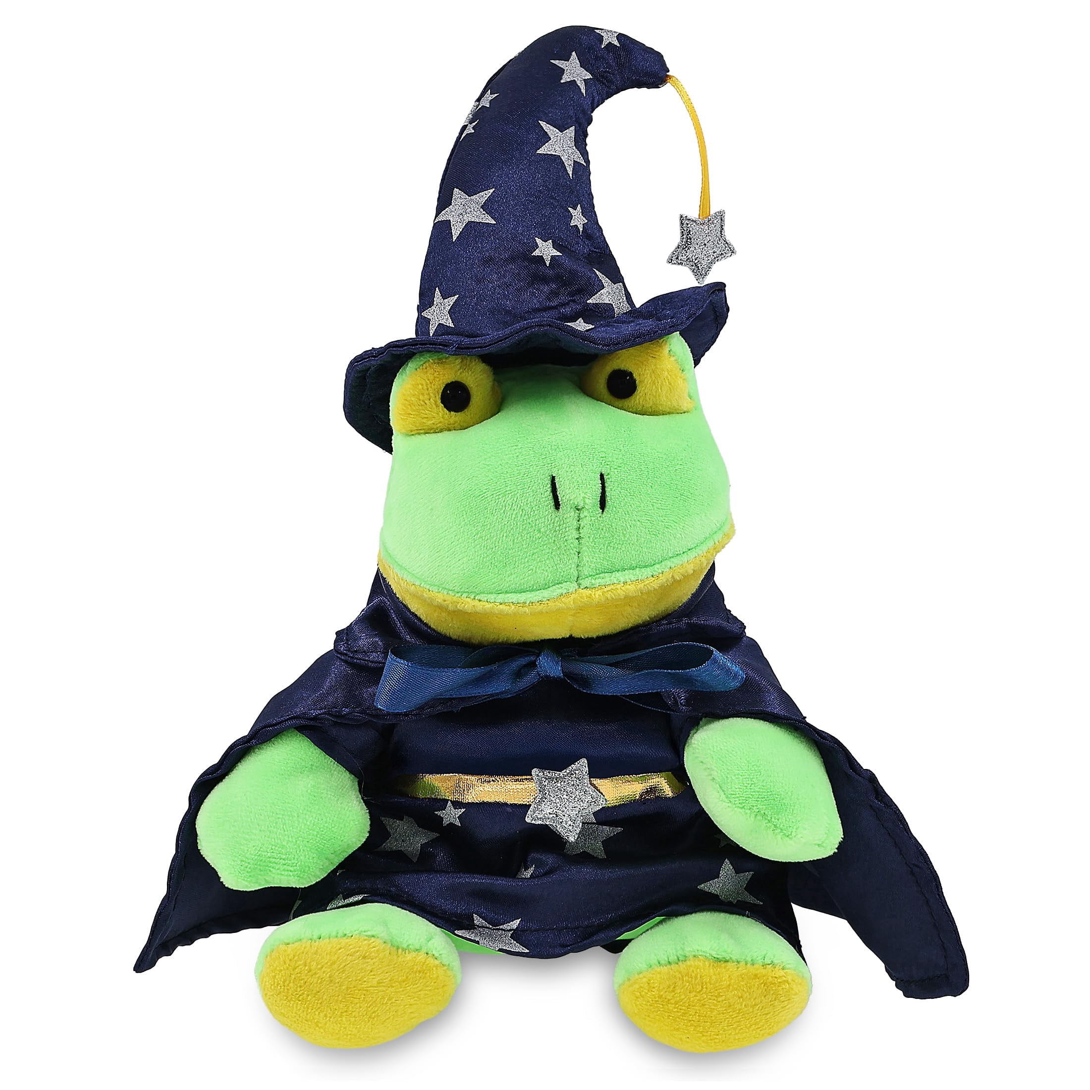 DolliBu Frog Stuffed Animal with Wizard Costume - Cute Farm Life Plush ...