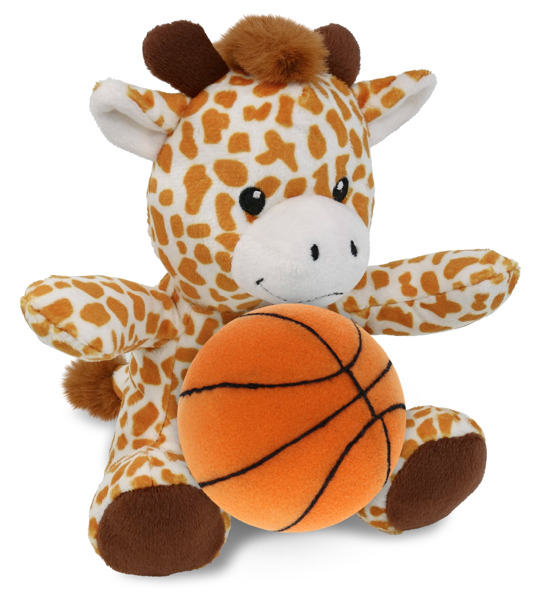 DolliBu Giraffe Stuffed Animal with Basketball Plush - Soft Huggable ...