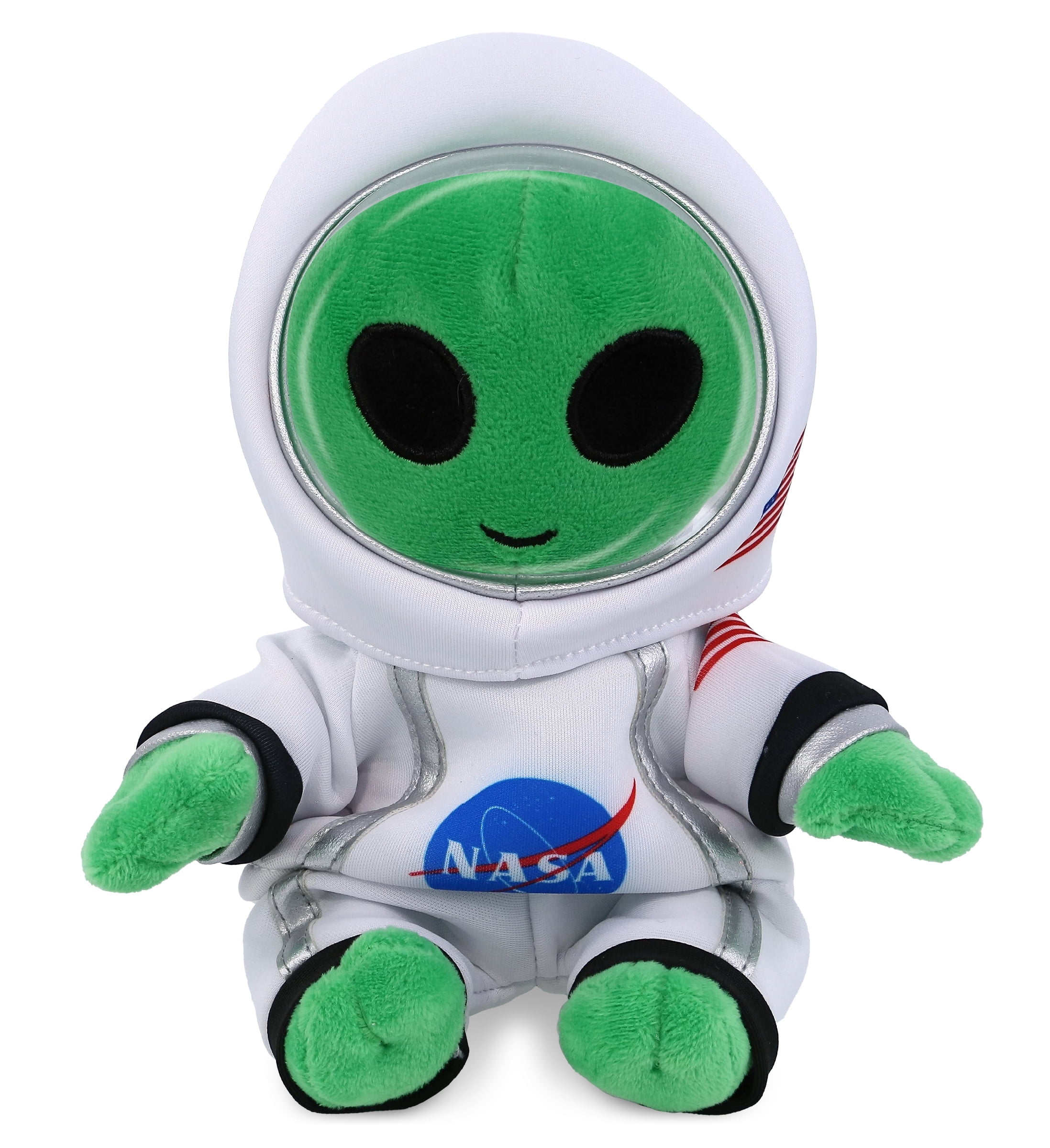 DolliBu Green Alien Astronaut Plush Toy - Super Soft Space Creature ...