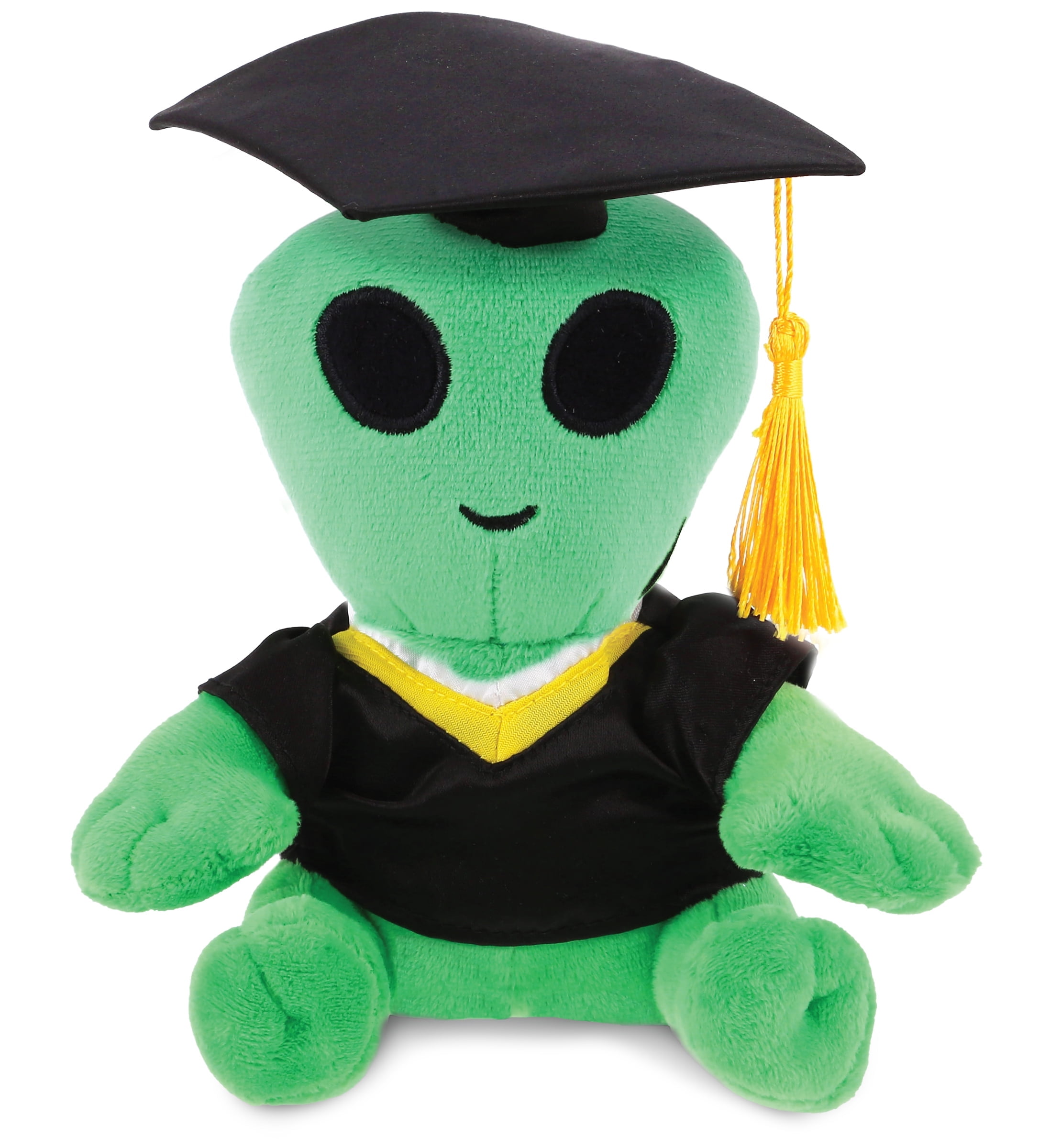 DolliBu Green Alien Graduation Plush Toy - Super Soft Graduation ...