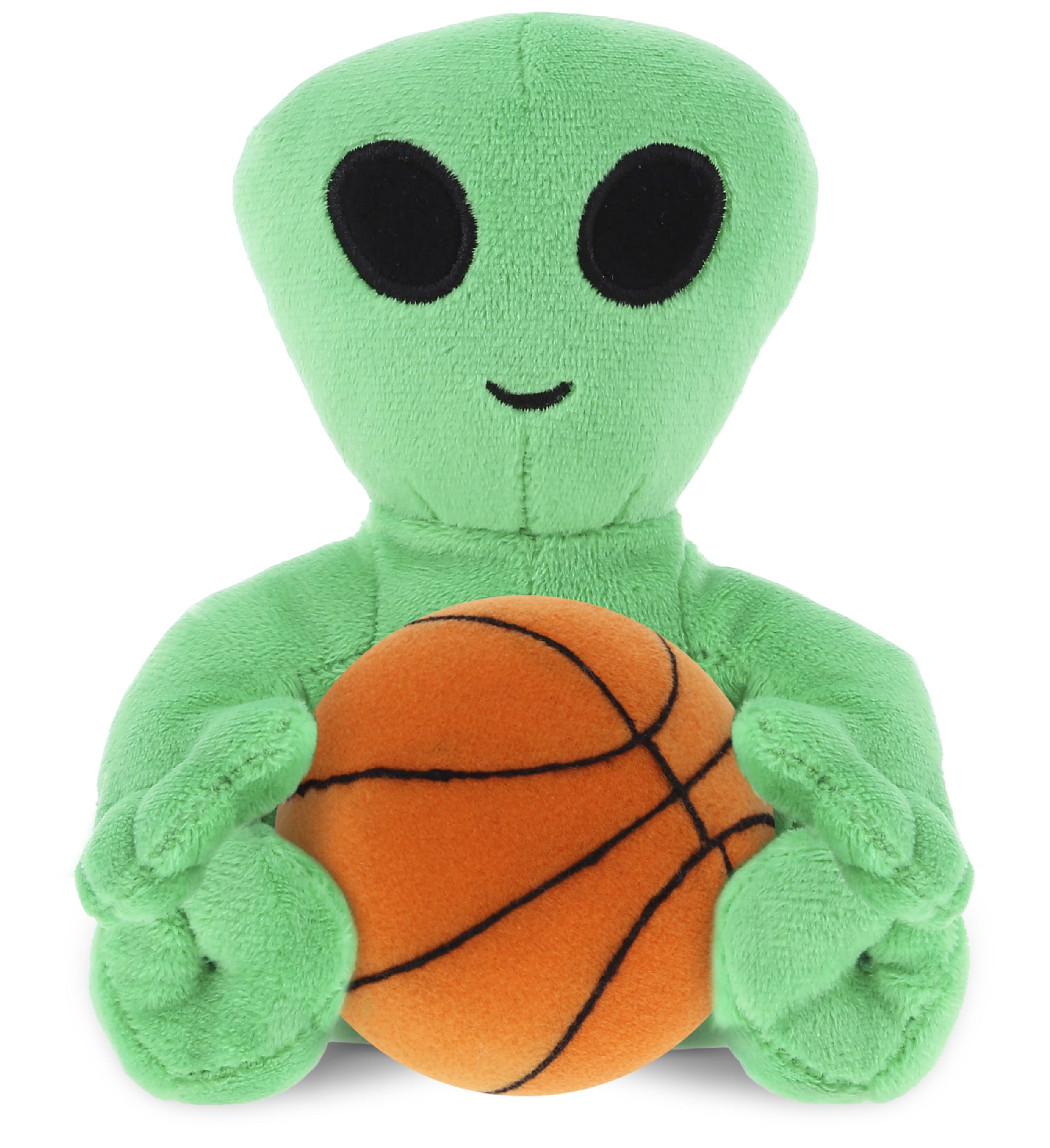 DolliBu Green Alien Stuffed Animal with Basketball Plush - Soft ...