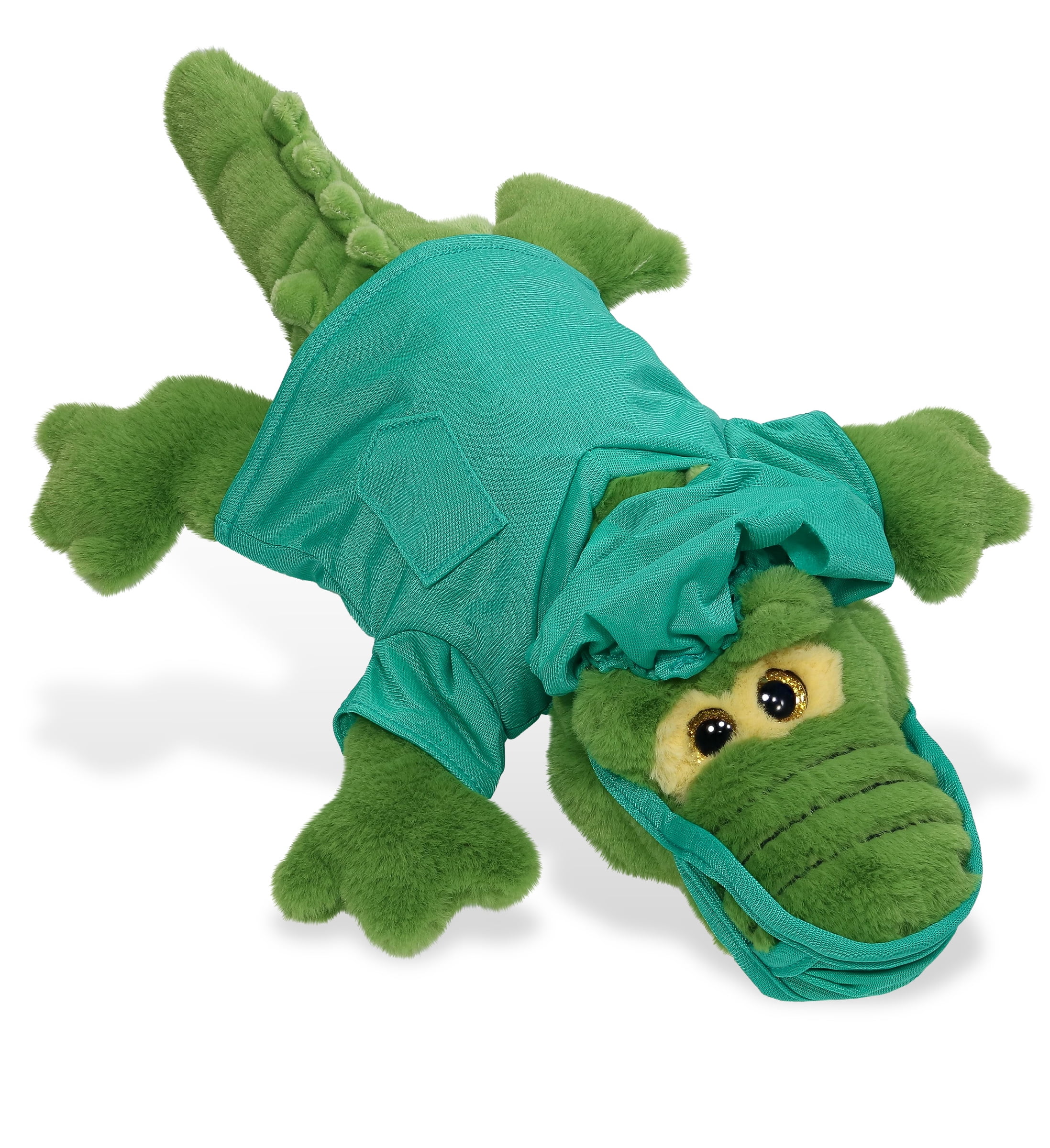 DolliBu Green Alligator Doctor Plush Toy - Super Soft Alligator Doctor ...