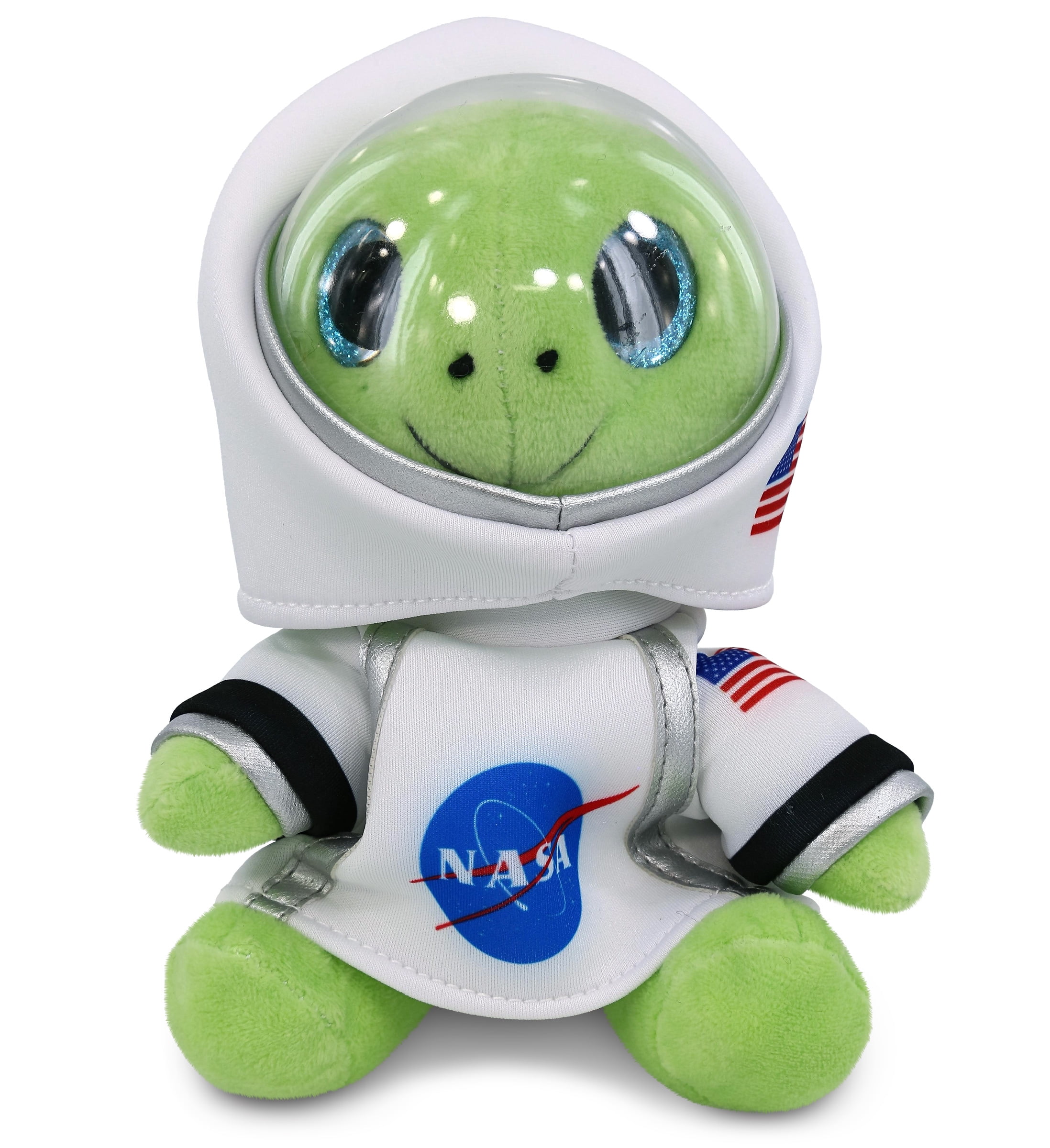 DolliBu Green Sea Turtle Astronaut Plush Toy - Ocean Life Astronaut ...