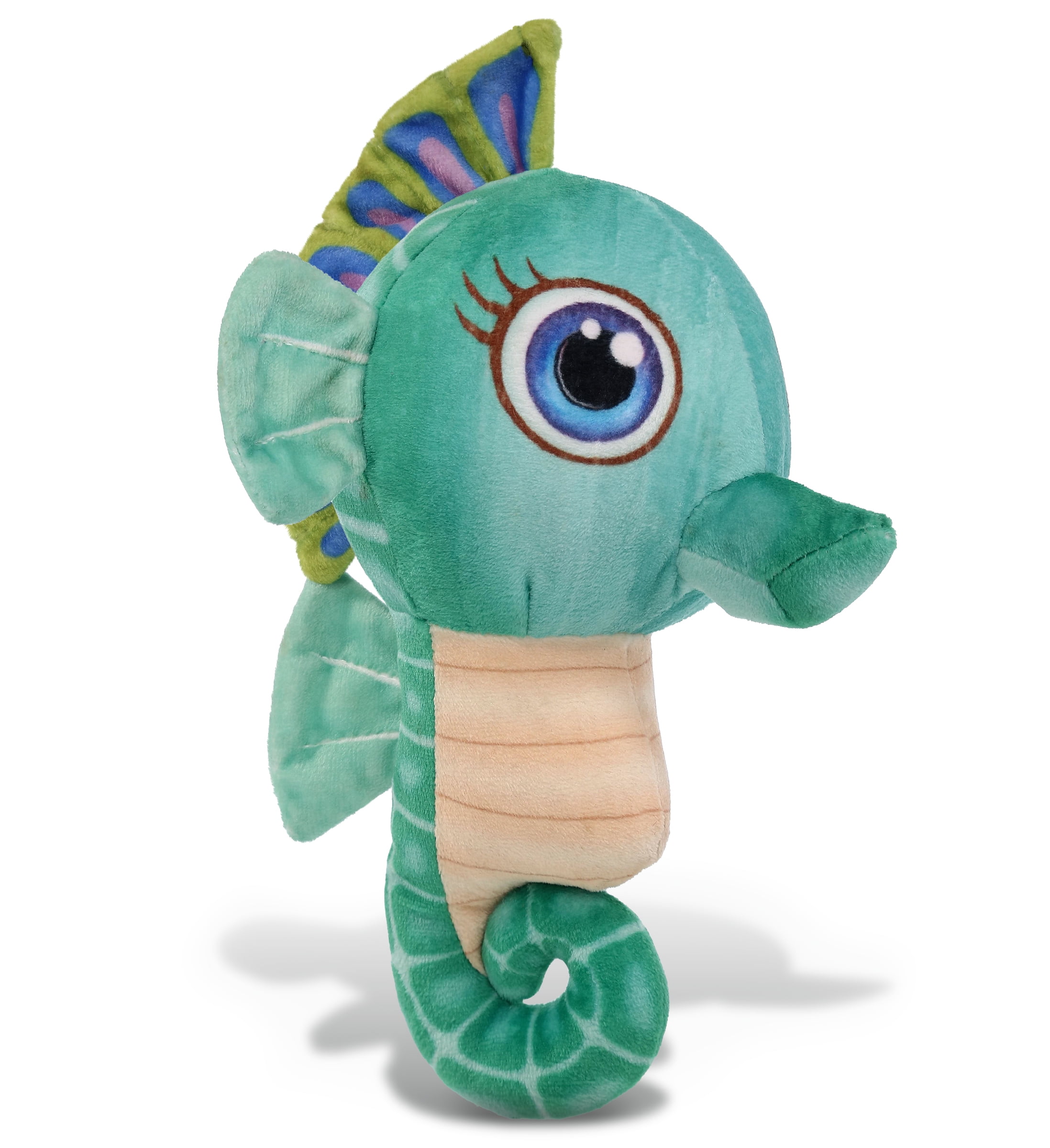DolliBu Green Seahorse Plush Buddies Stuffed Animal, Cute Realistic ...