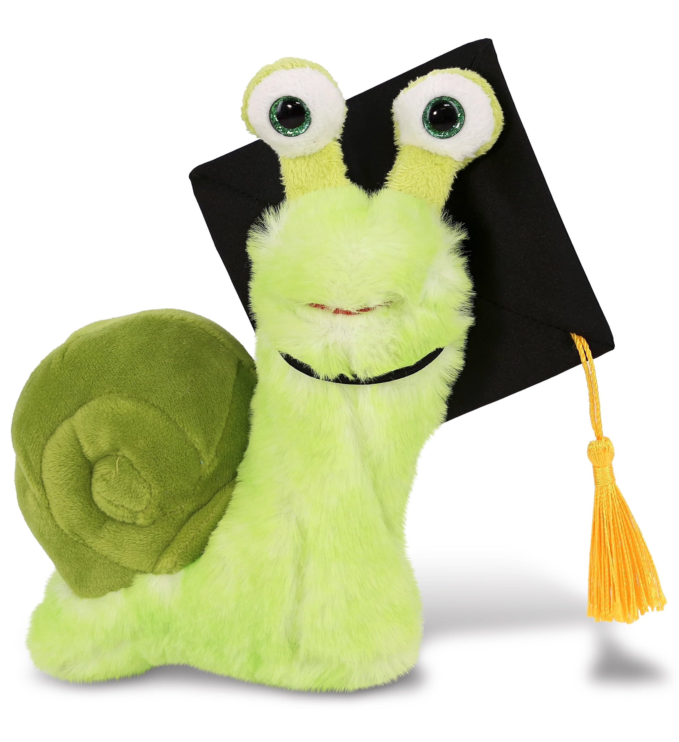 DolliBu Green Snail Graduation Plush Toy - Super Soft Plush Graduation ...