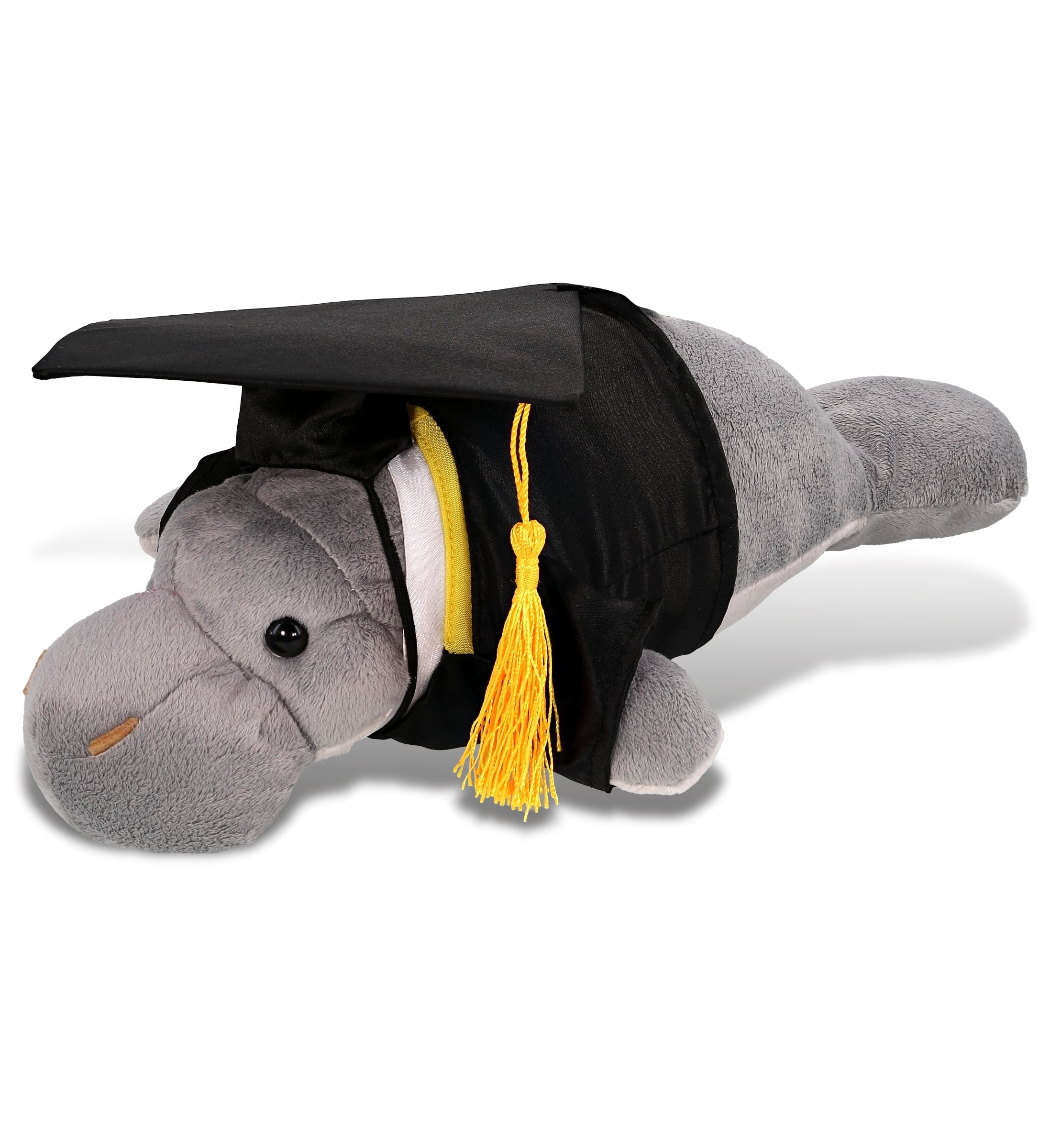 DolliBu Grey Manatee Graduation Plush Toy - Super Soft Plush Graduation ...