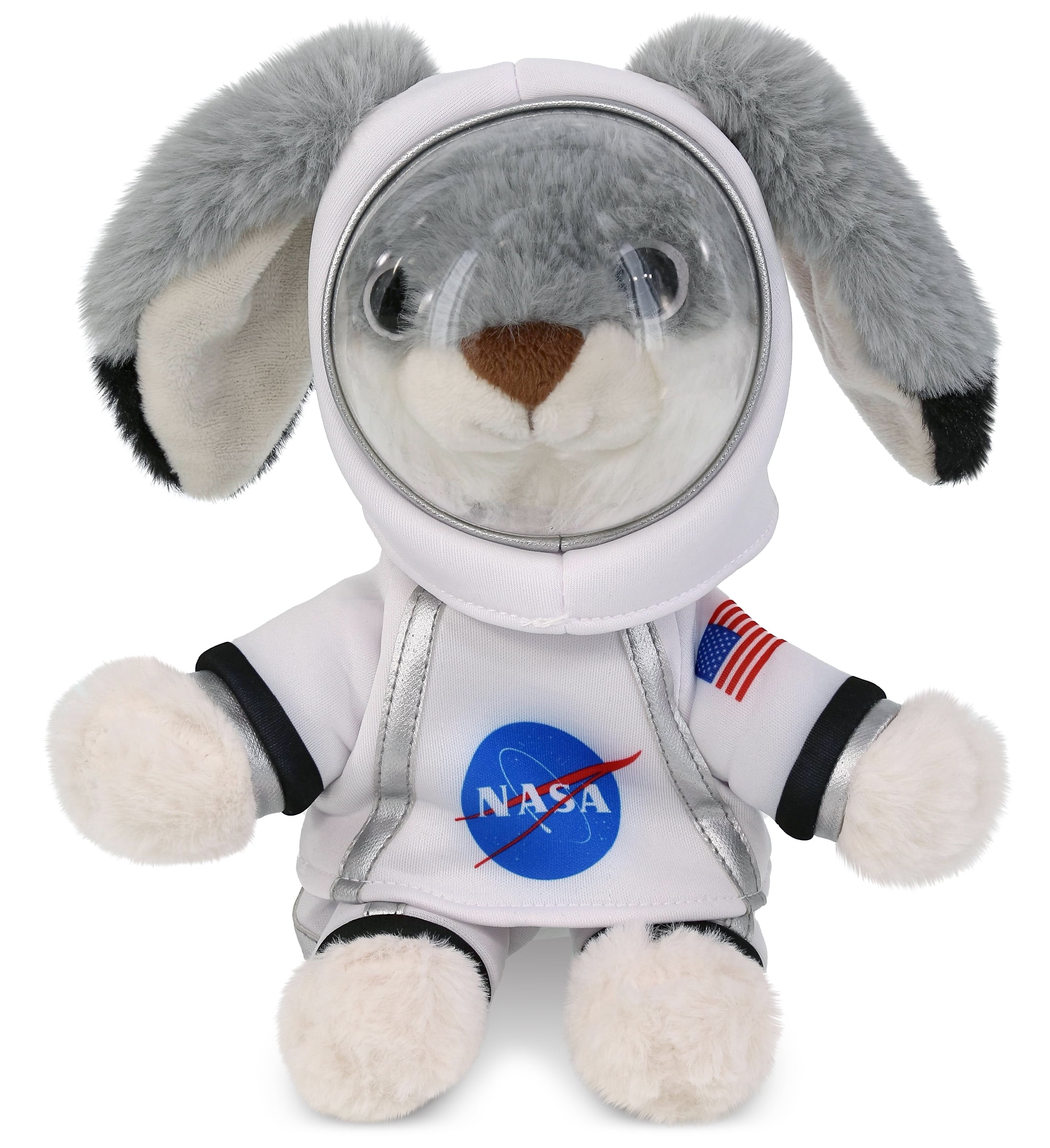 DolliBu Grey Rabbit Astronaut Plush Toy - Super Soft Farm Life ...