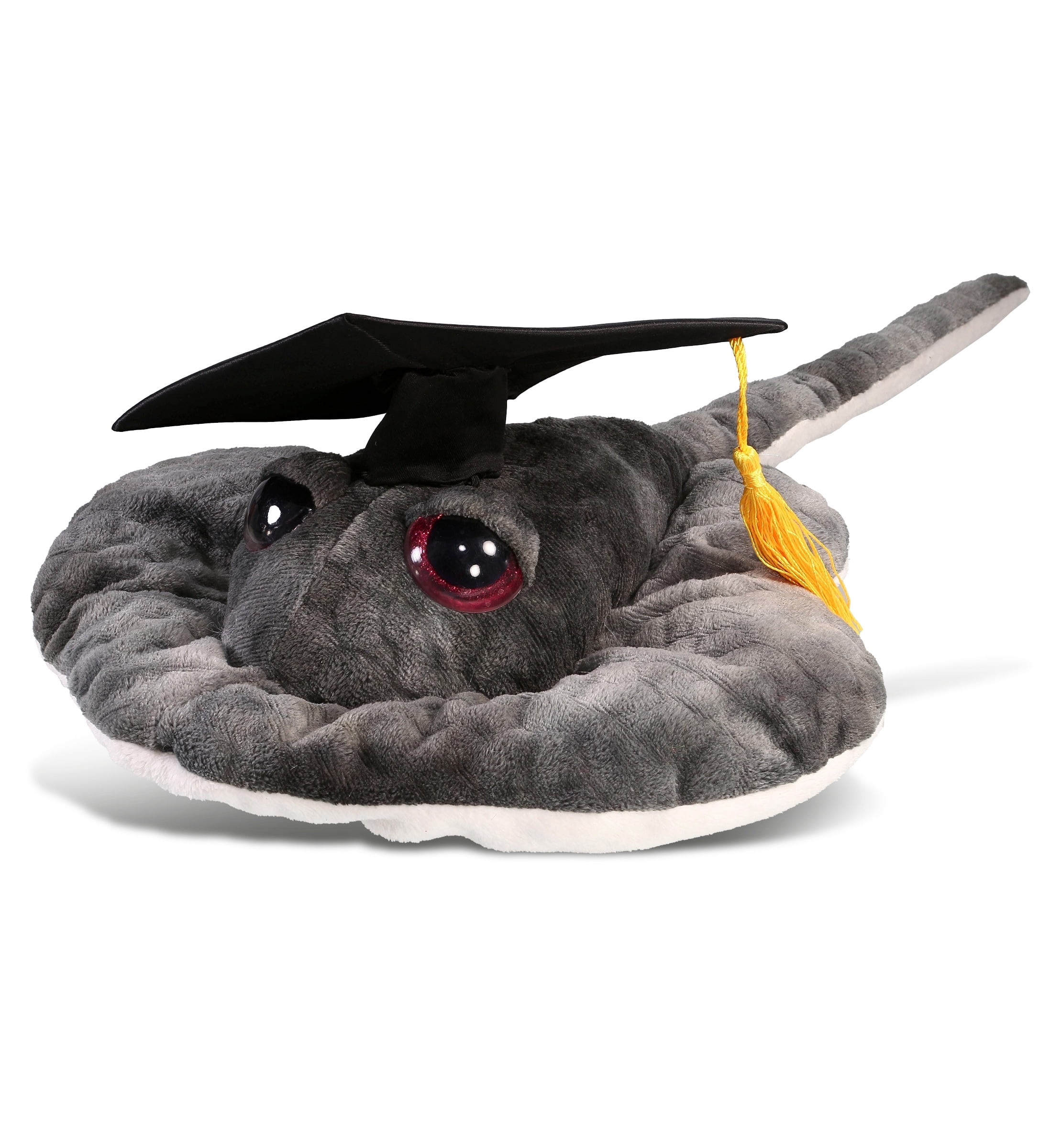 DolliBu Grey Stingray Graduation Plush Toy - Wild Collection Plush ...