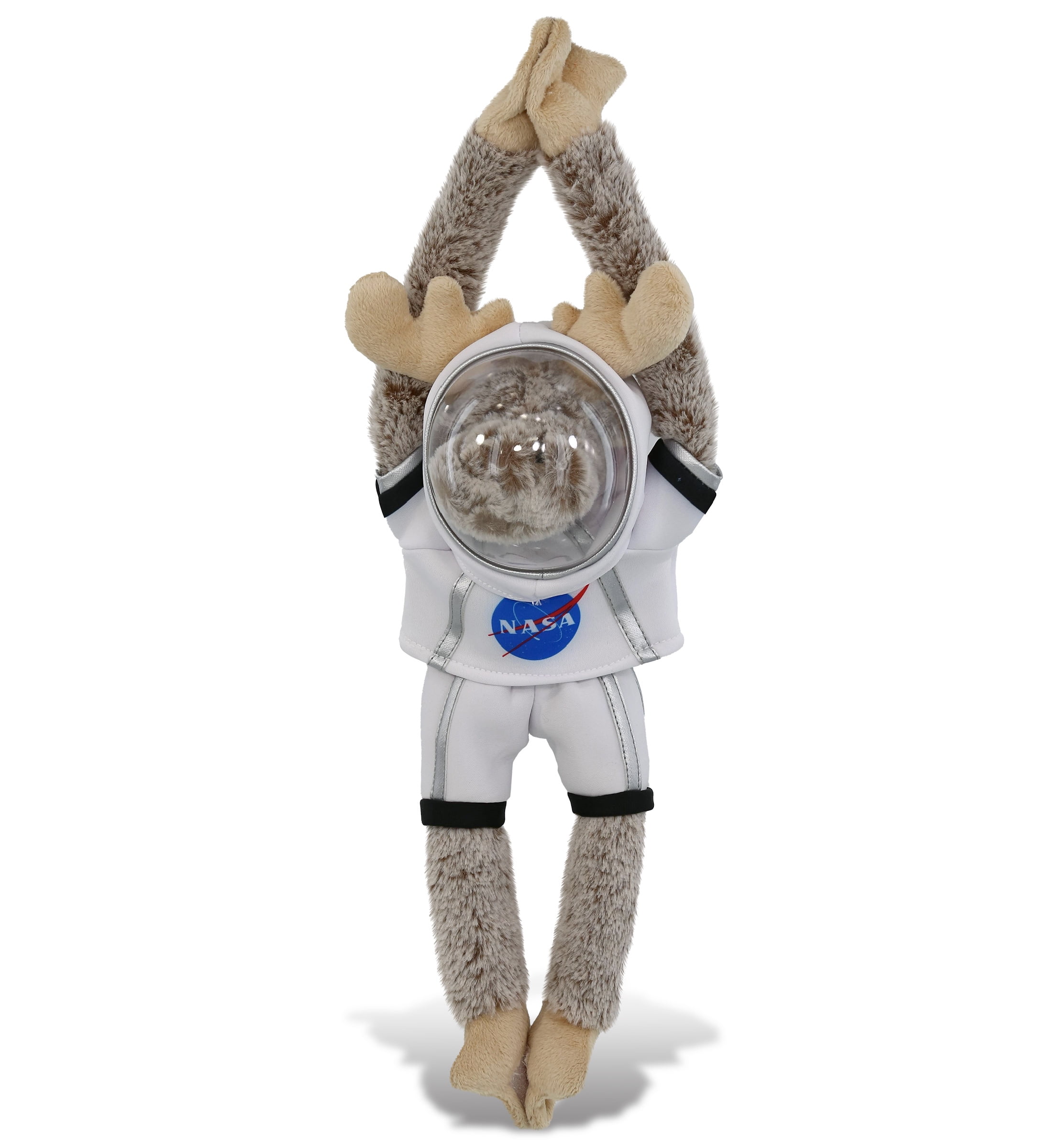 DolliBu Hanging Moose Astronaut Plush Toy - Super Soft Wild Life ...