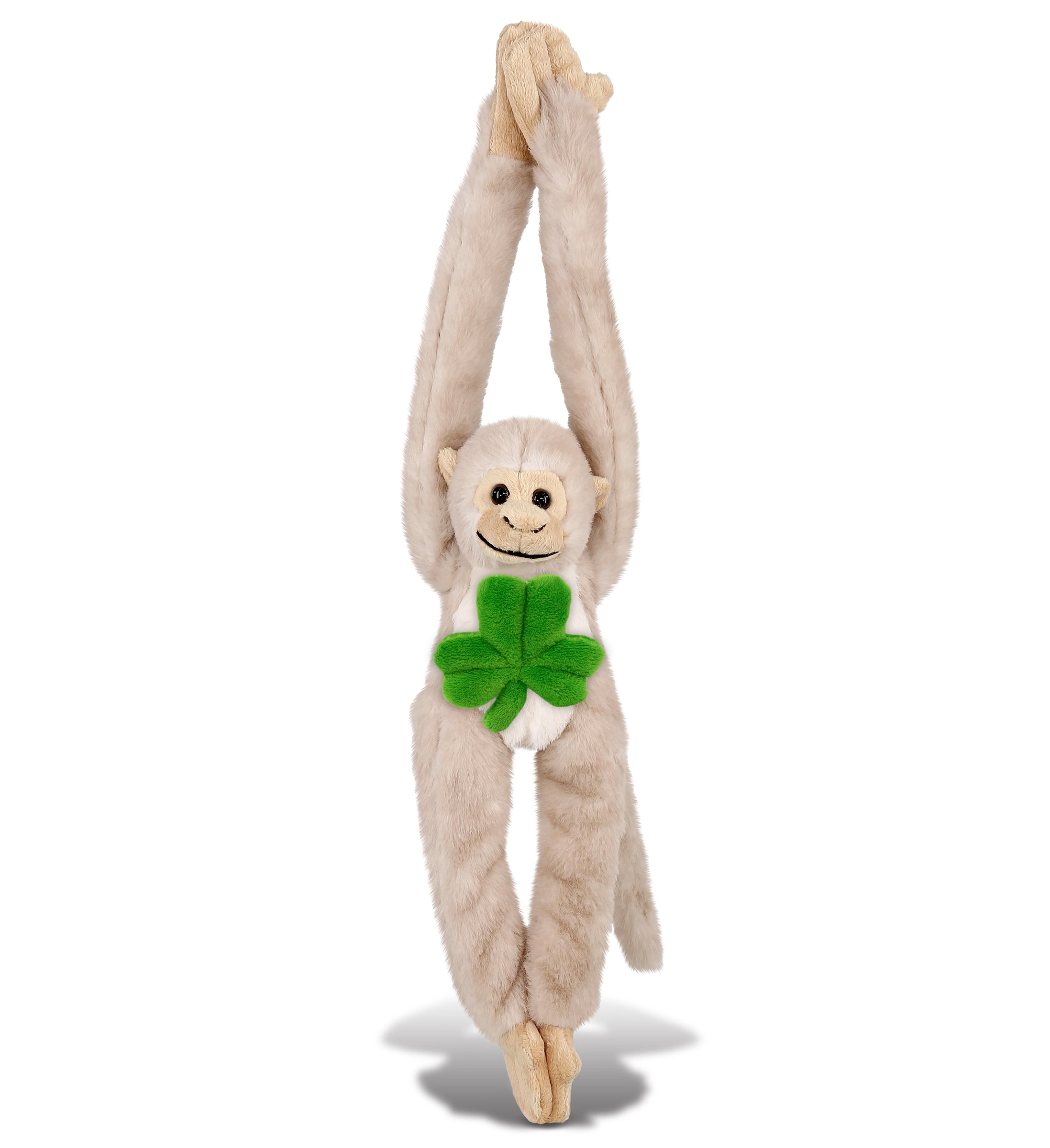 DolliBu Hanging Squirrel Monkey Stuffed Animal with Green Plush ...