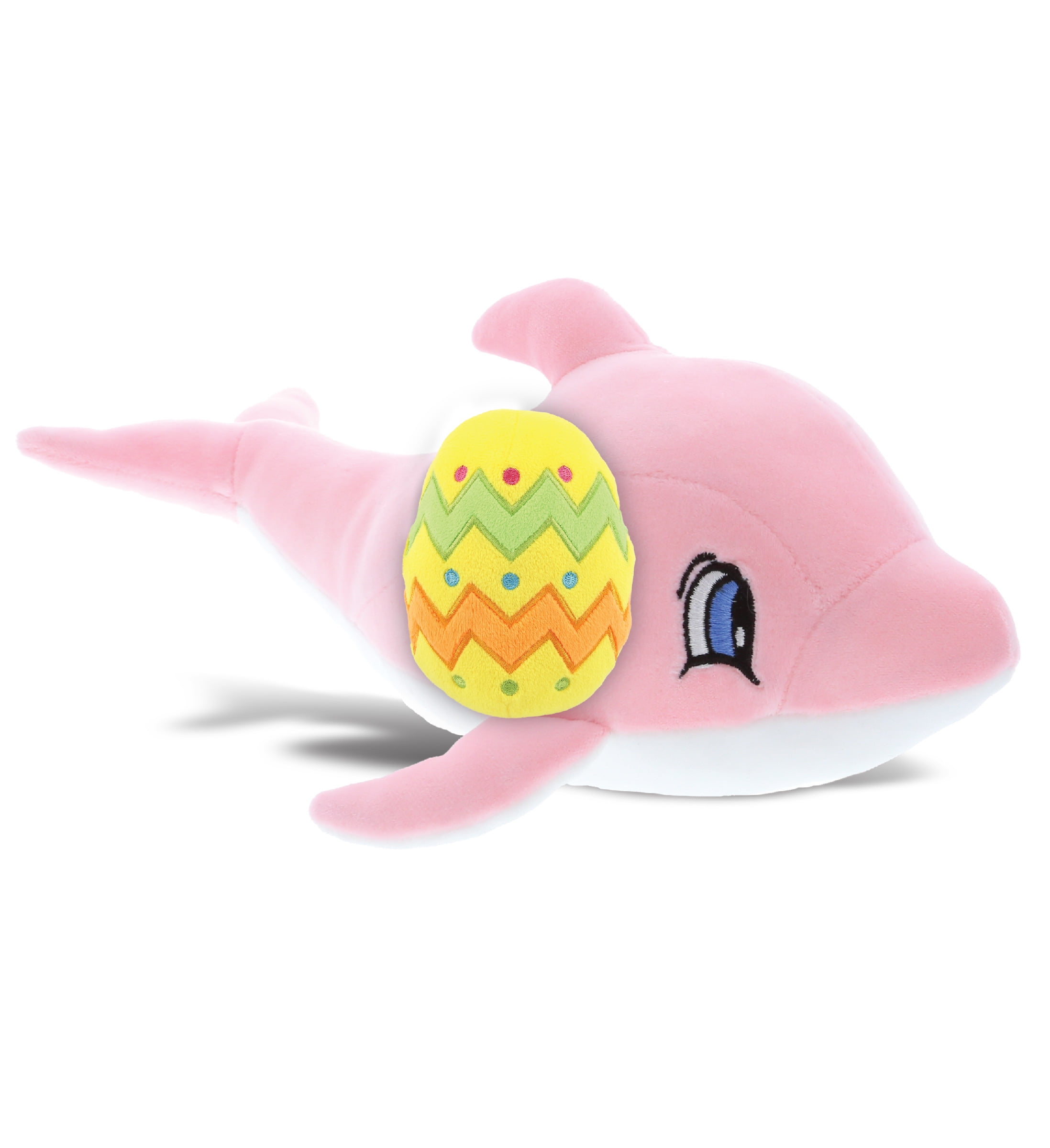 DolliBu Happy Easter Baby Soft Pink Narwhal with Yellow Easter Egg ...