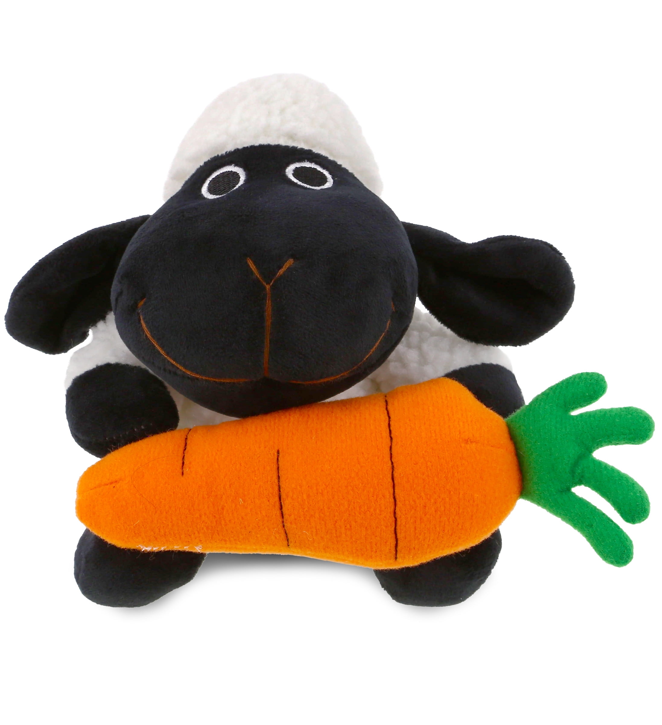 DolliBu Happy Easter Super Soft Plush Black Nose Sheep with Carrot ...