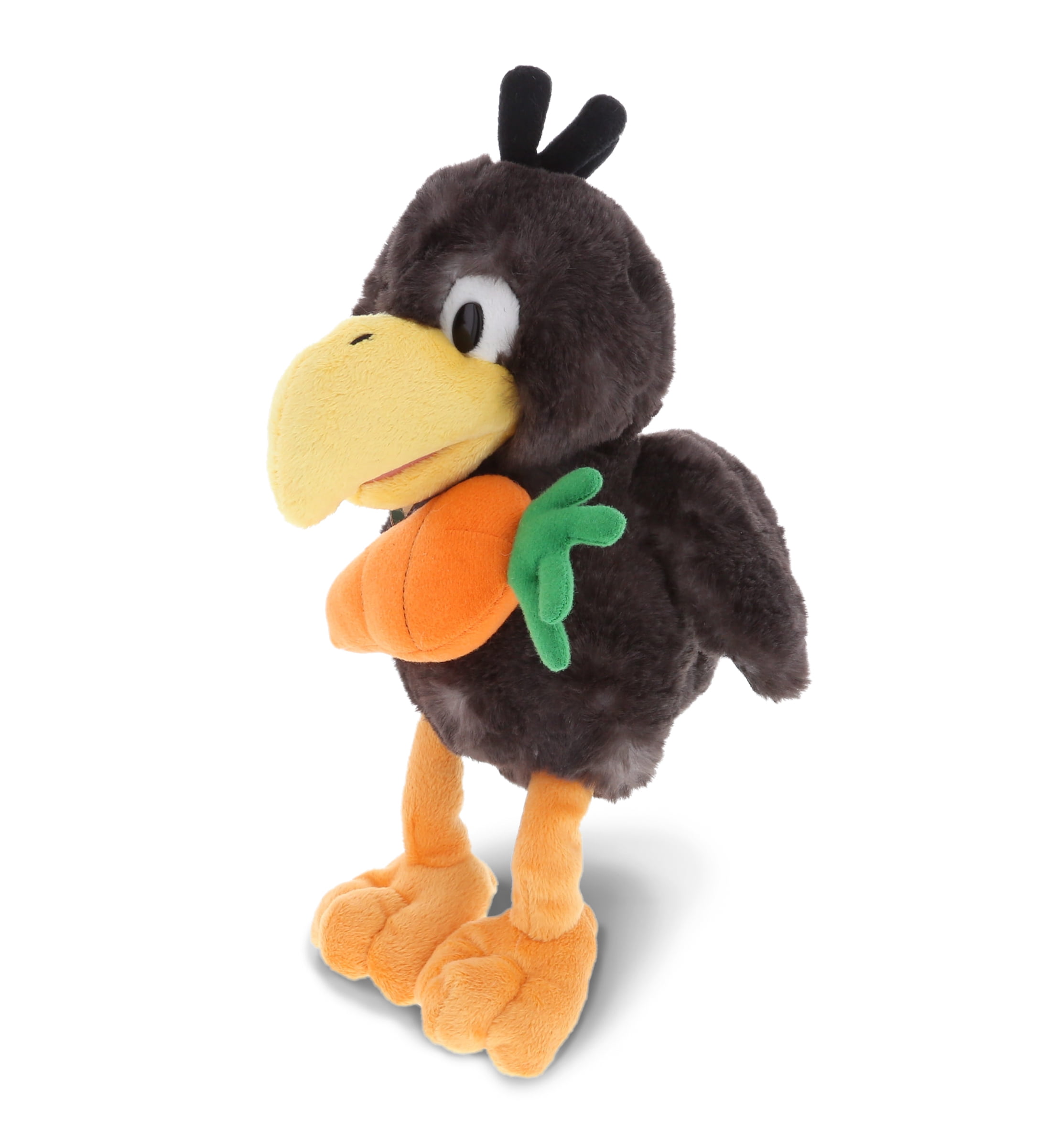 DolliBu Happy Easter Super Soft Plush Sitting Crow with Carrot - Cute ...