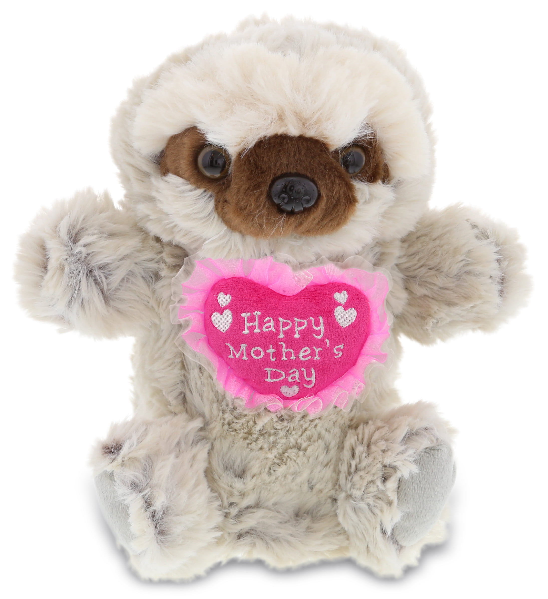 DolliBu Happy Mother's Day Sloth Plush Hand Puppet - Cute Stuffed ...