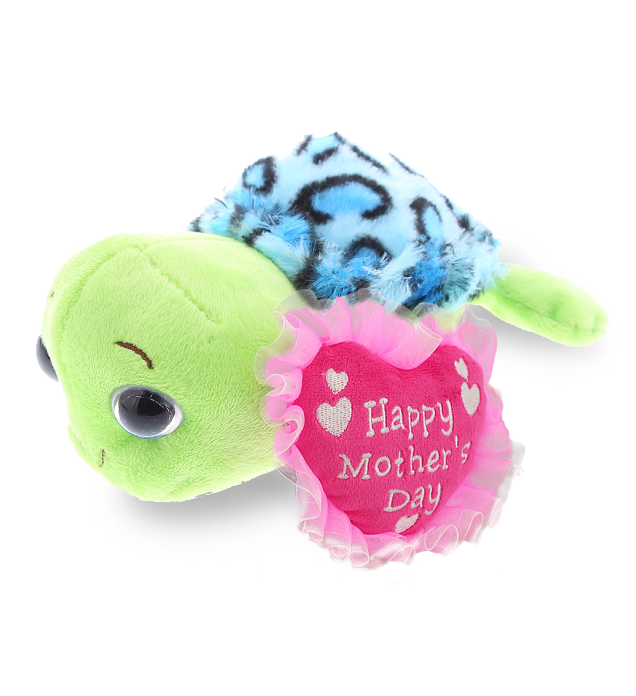 DolliBu Happy Mother's Day Super Soft Big Eye Blue Shell Sea Turtle ...