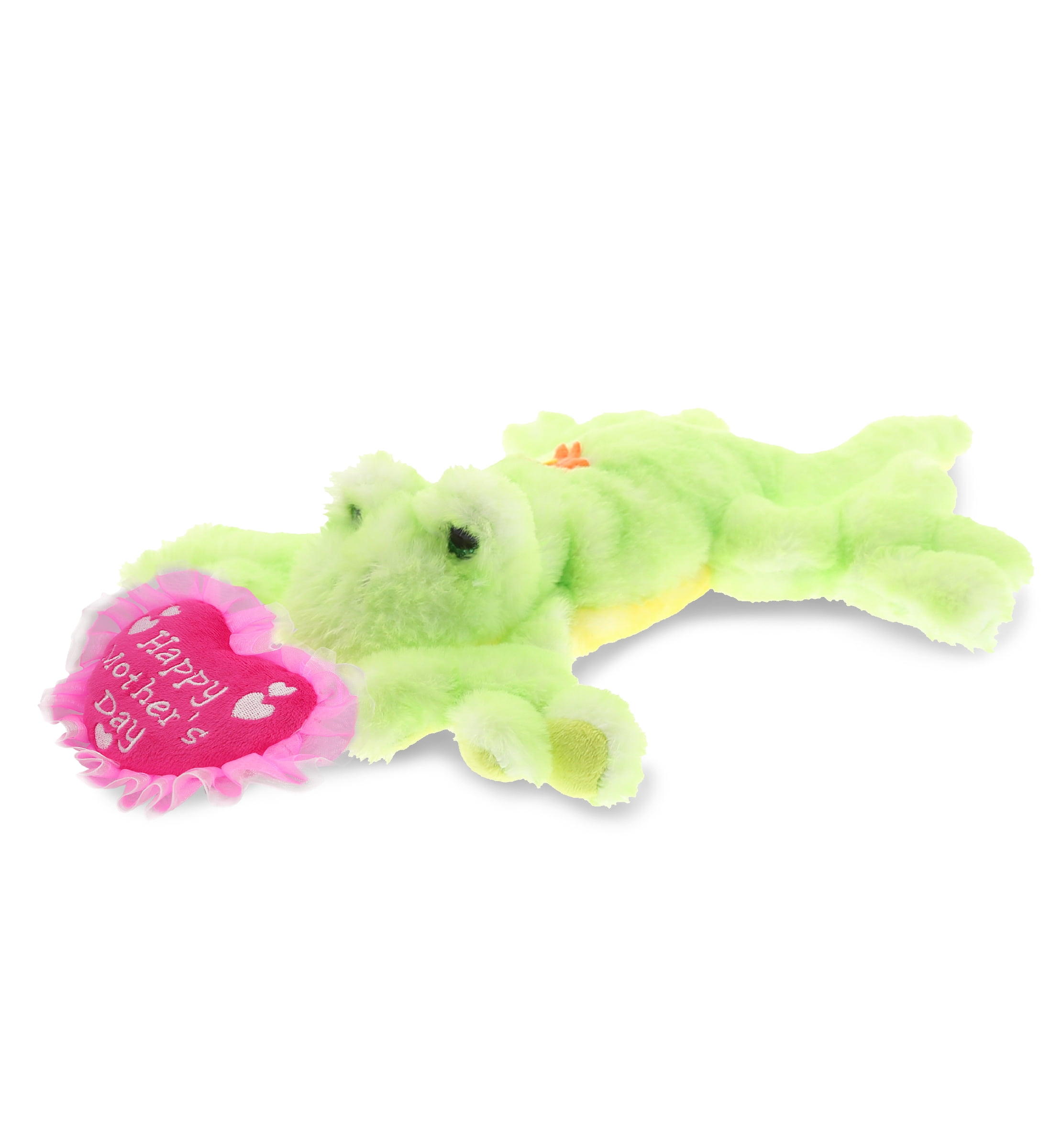 DolliBu Happy Mother's Day Super Soft Green Gecko Plush Figure - Cute ...